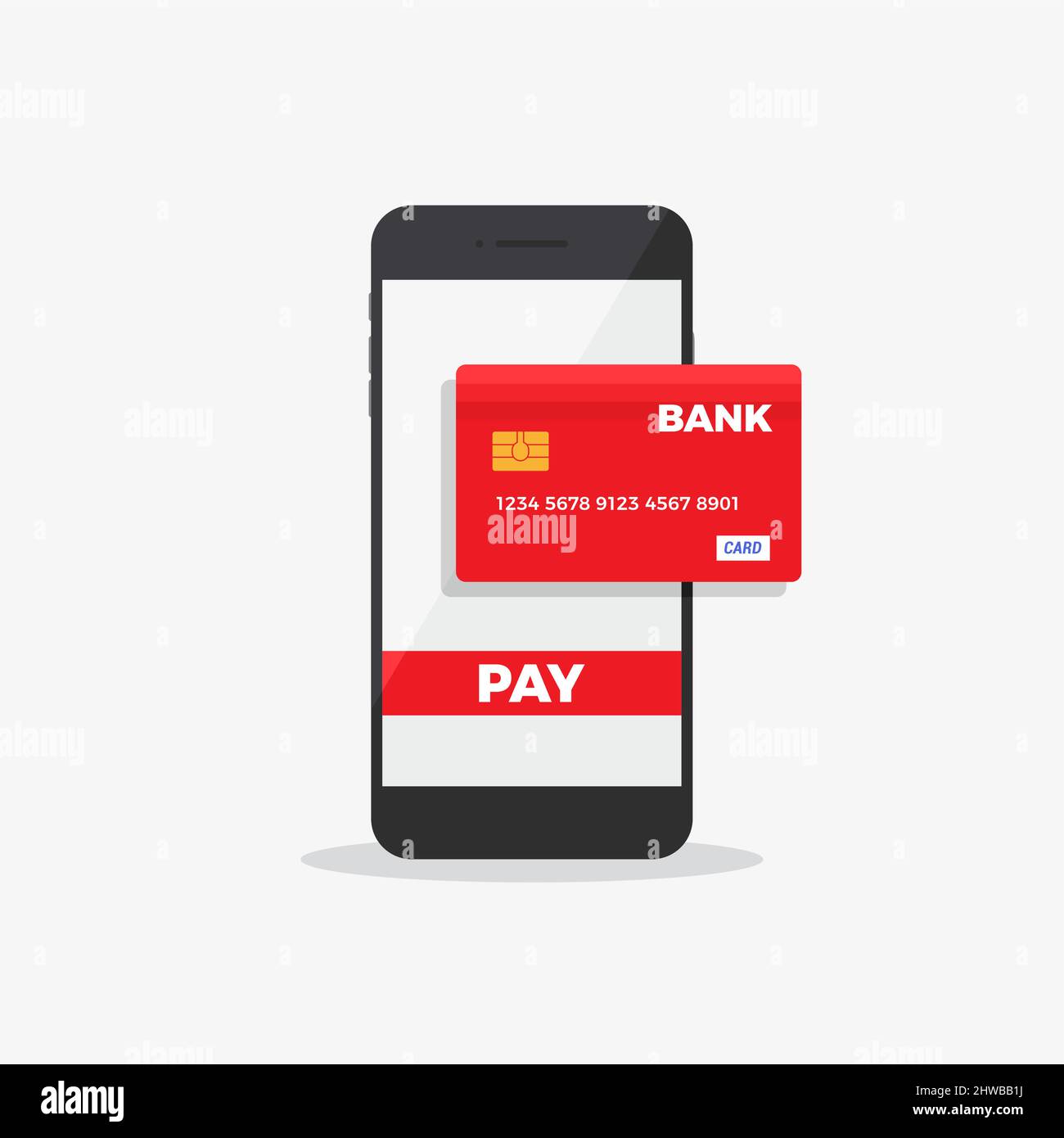Card not present payments phone Cut Out Stock Images & Pictures - Alamy