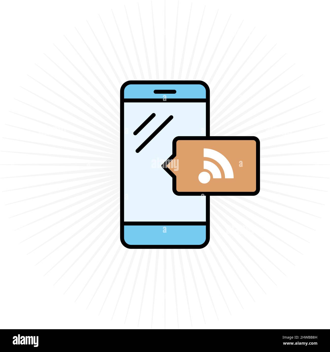 Phone & Subscribe Icon Stock Vector Image & Art - Alamy