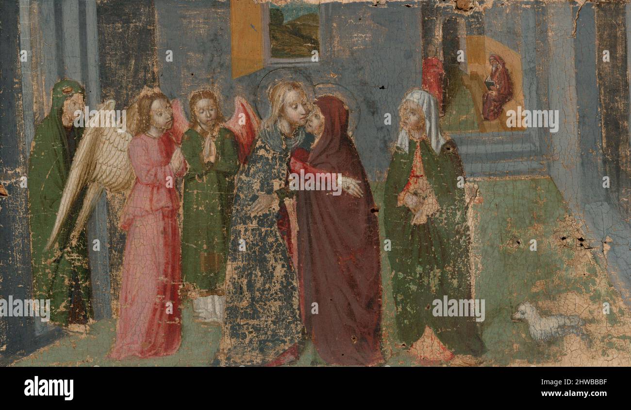 The Visitation. Artist: Ludovico Brea, Italian, ca. 1450–1522/25 Stock ...