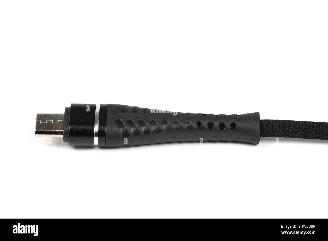 Closeup of an USB connector isolated on white. High resolution photo ...