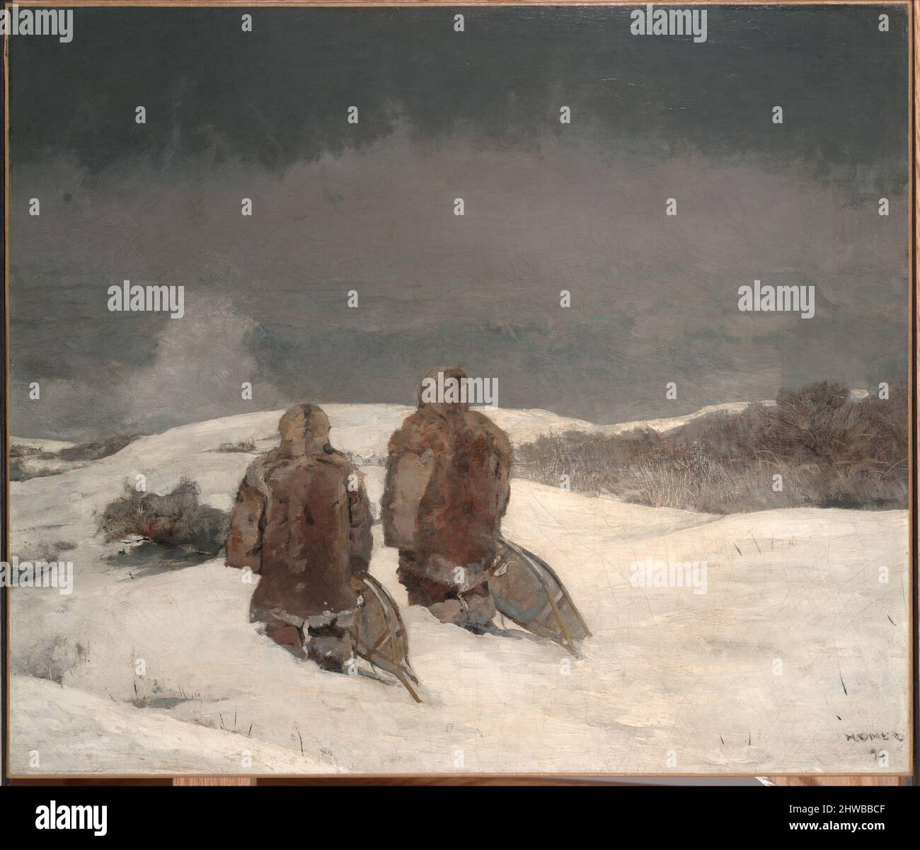 Below Zero. Artist: Winslow Homer, American, 1836–1910 Stock Photo - Alamy