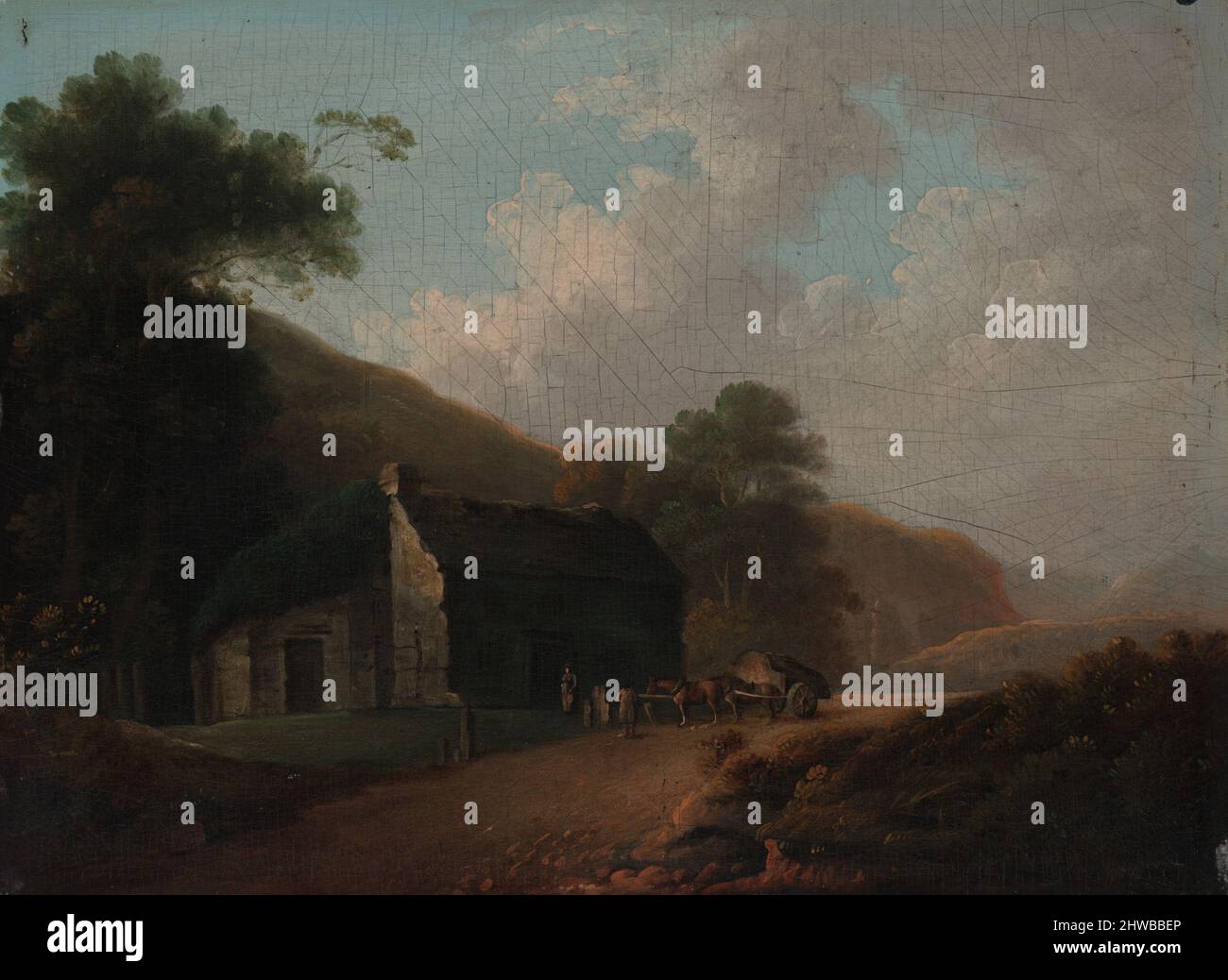 Landscape. Artist: John Rathbone, British, 1750–1807 Stock Photo - Alamy