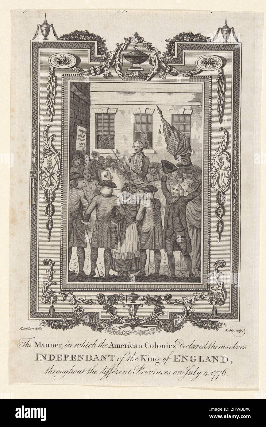 The Manner in which the American Colonies Declared themselves ...