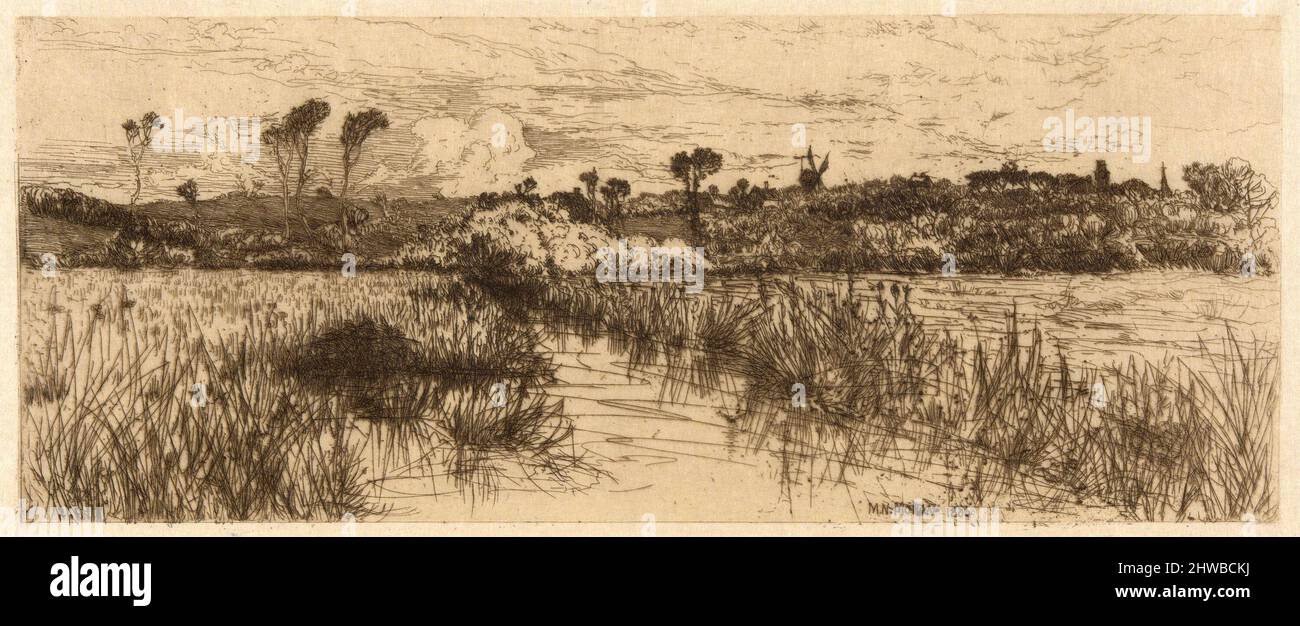 The Haunt of the Muskrat. Artist: Mary Nimmo Moran, American, 1842–1899 ...