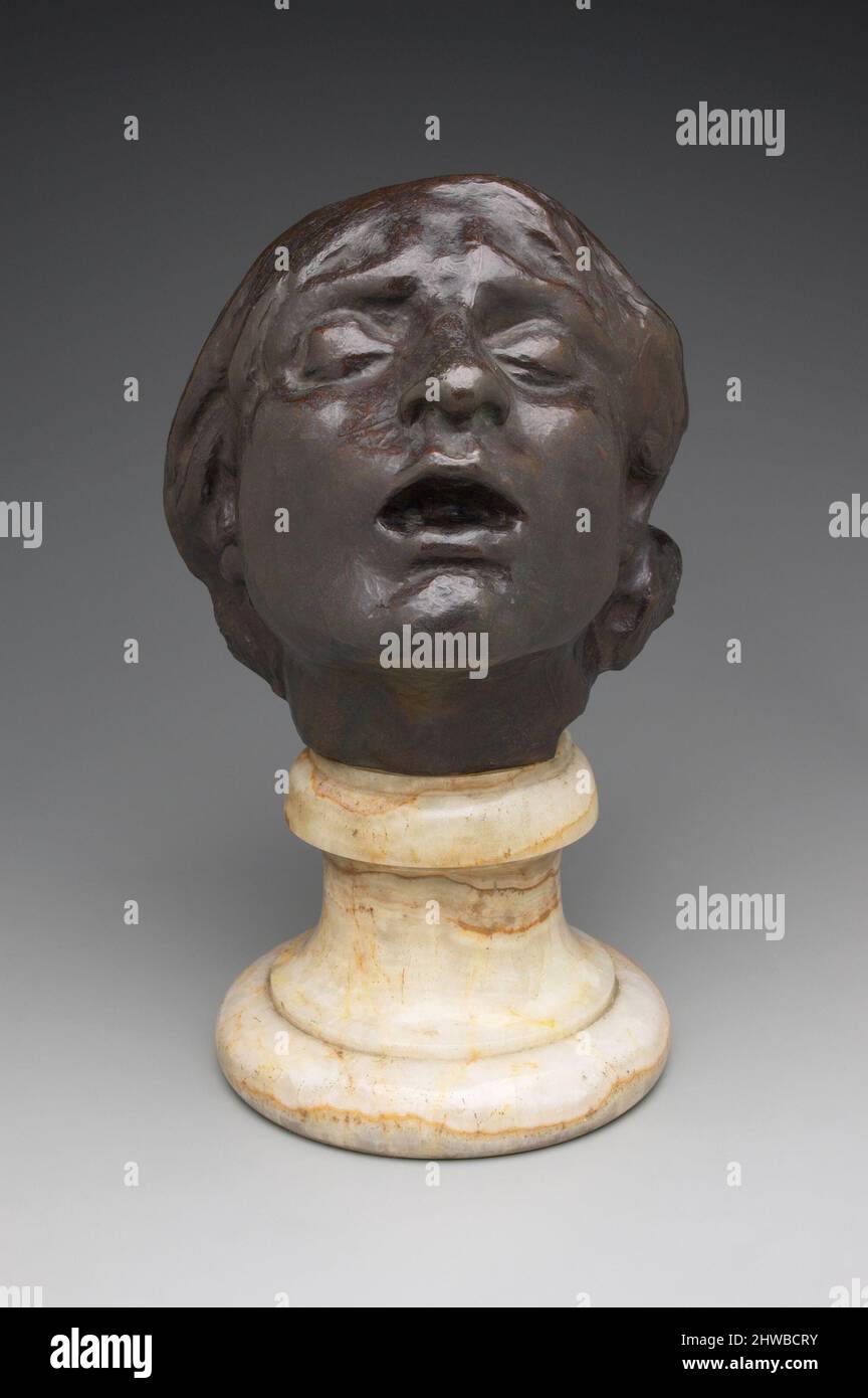 Head of Sorrow. Artist: Auguste Rodin, French, 1840–1917 Stock Photo ...