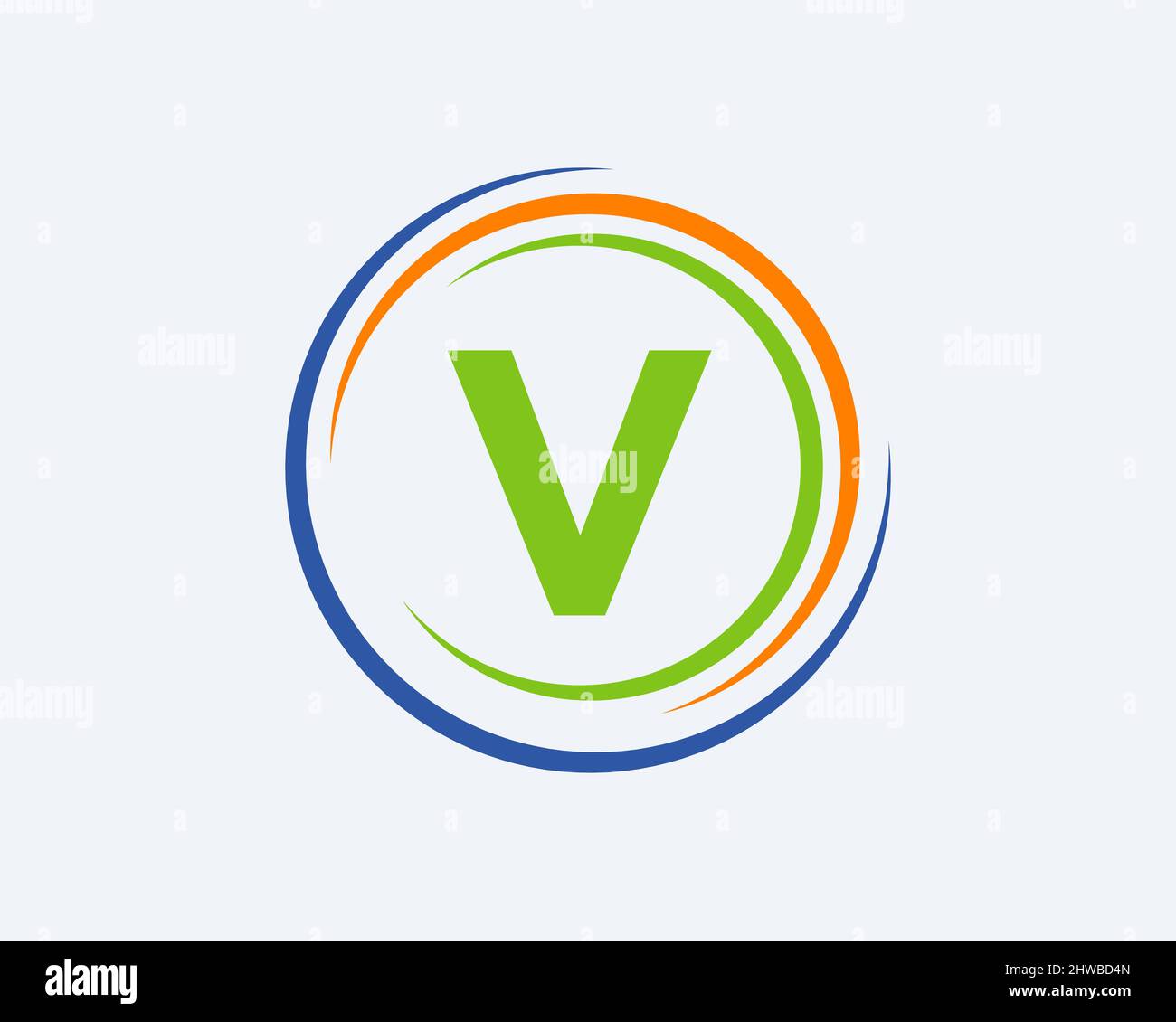 Creative v logo hi-res stock photography and images - Alamy