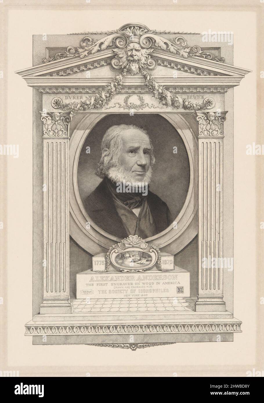 Portrait of Alexander Anderson. Artist: Francis Scott King, American ...