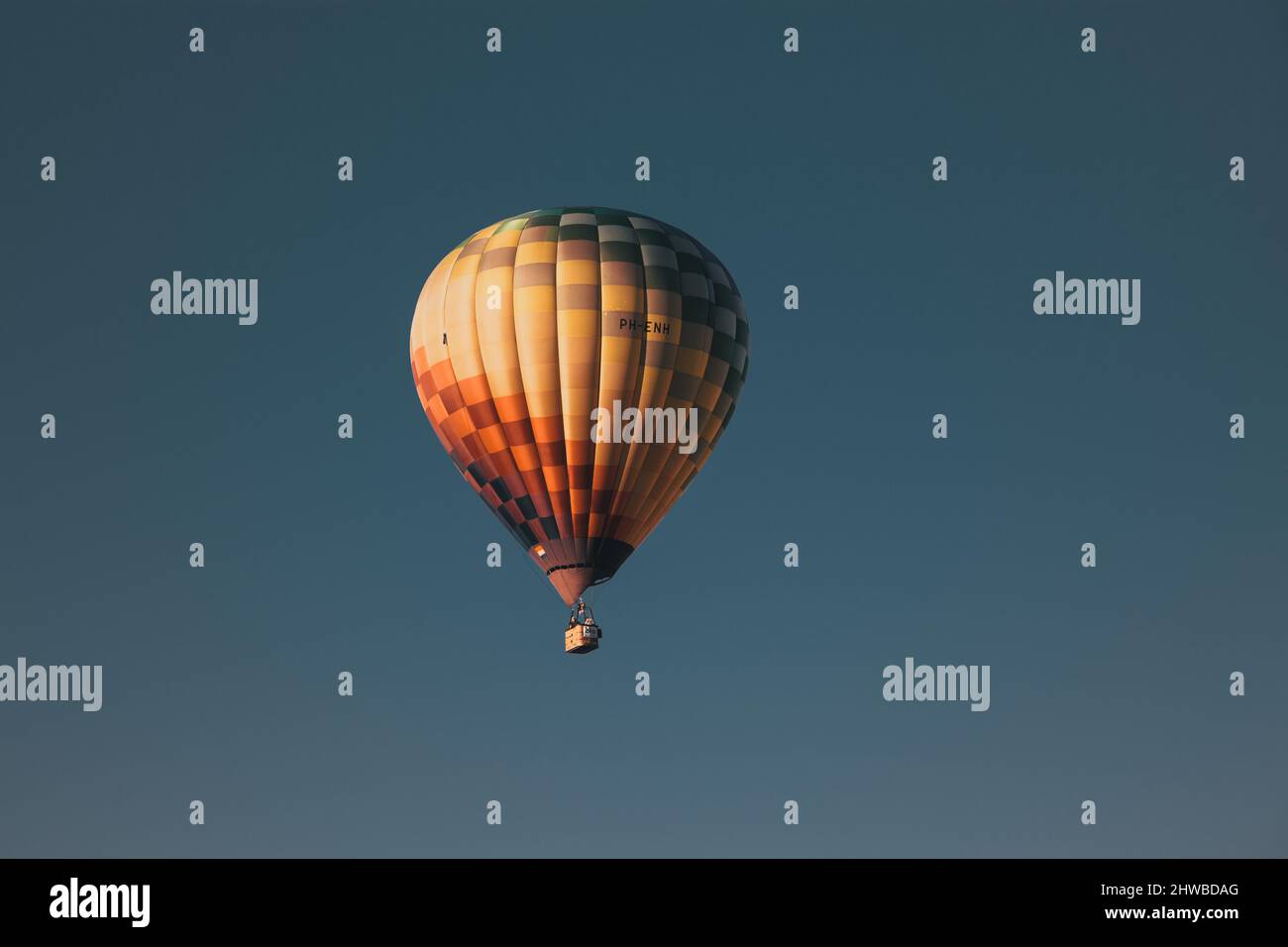 hot air balloons - freedom and adventure concept Stock Photo - Alamy