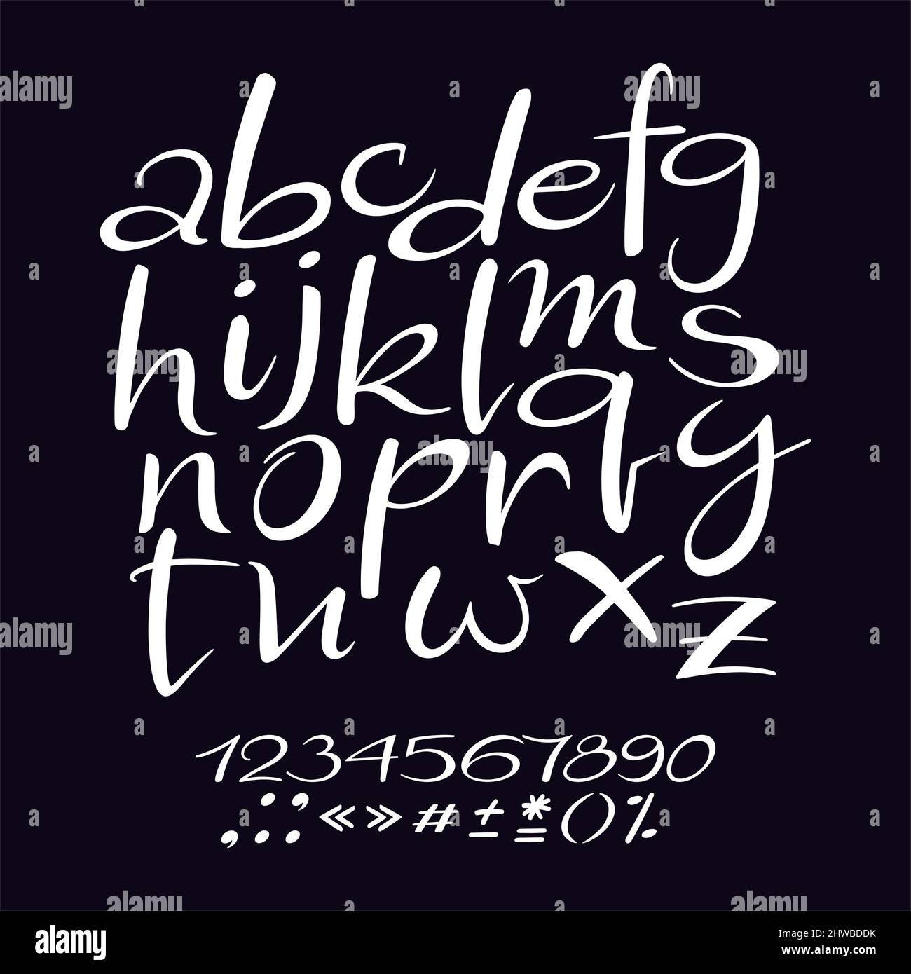 Alphabet numbers paint hi-res stock photography and images - Alamy