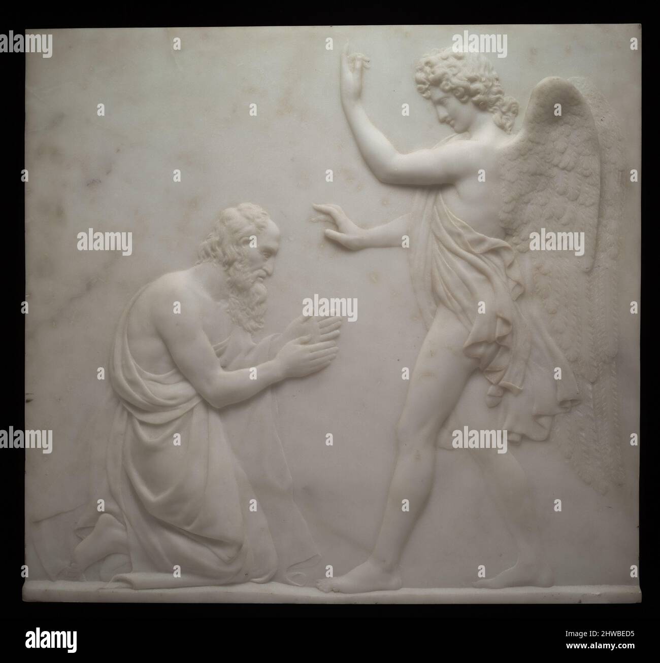 The Angel Warning Saint John. Artist: Horatio Greenough, American, 1805 ...