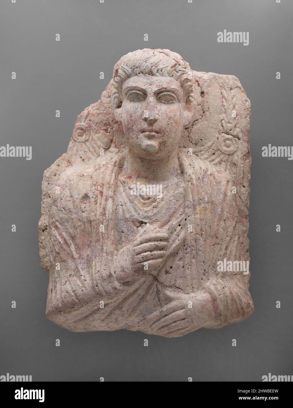Funerary stele of a man Stock Photo - Alamy