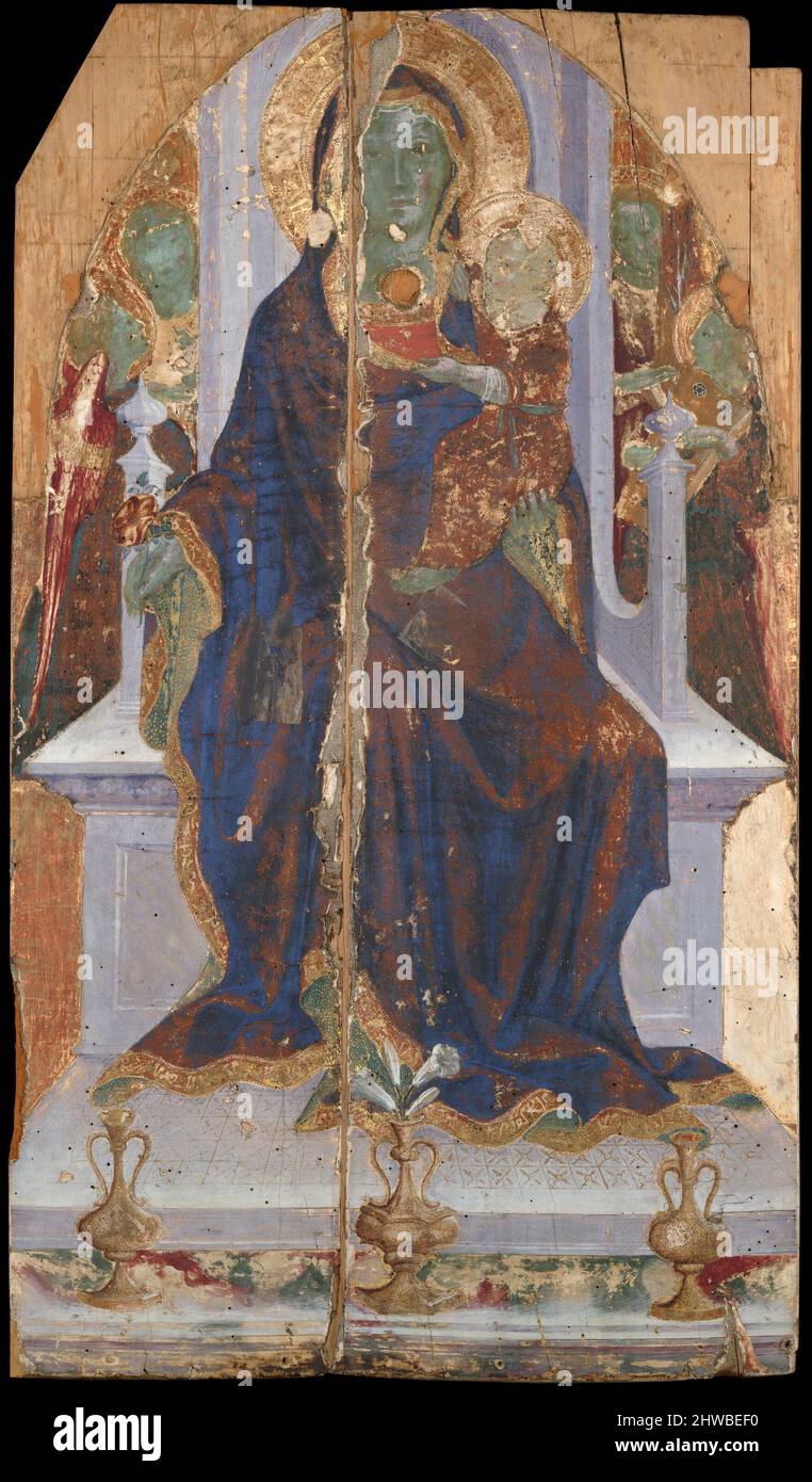 Virgin and Child with Angels. Artist: Arcangelo di Cola da Camerino ...