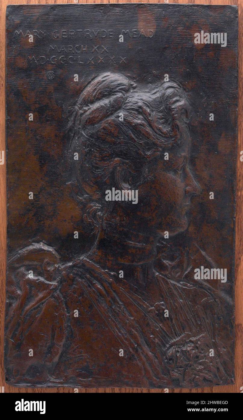 Mary Gertrude Mead (later Mary Gertrude Abbey, 1851–1931). Artist ...