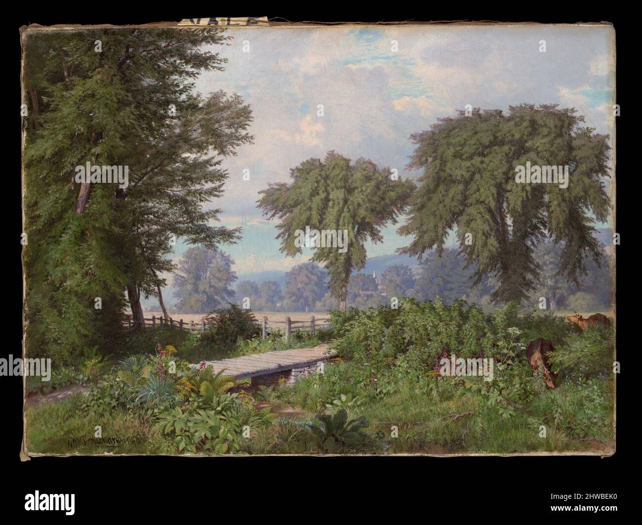 Landscape. Artist: William Trost Richards, American, 1833–1905 Stock ...