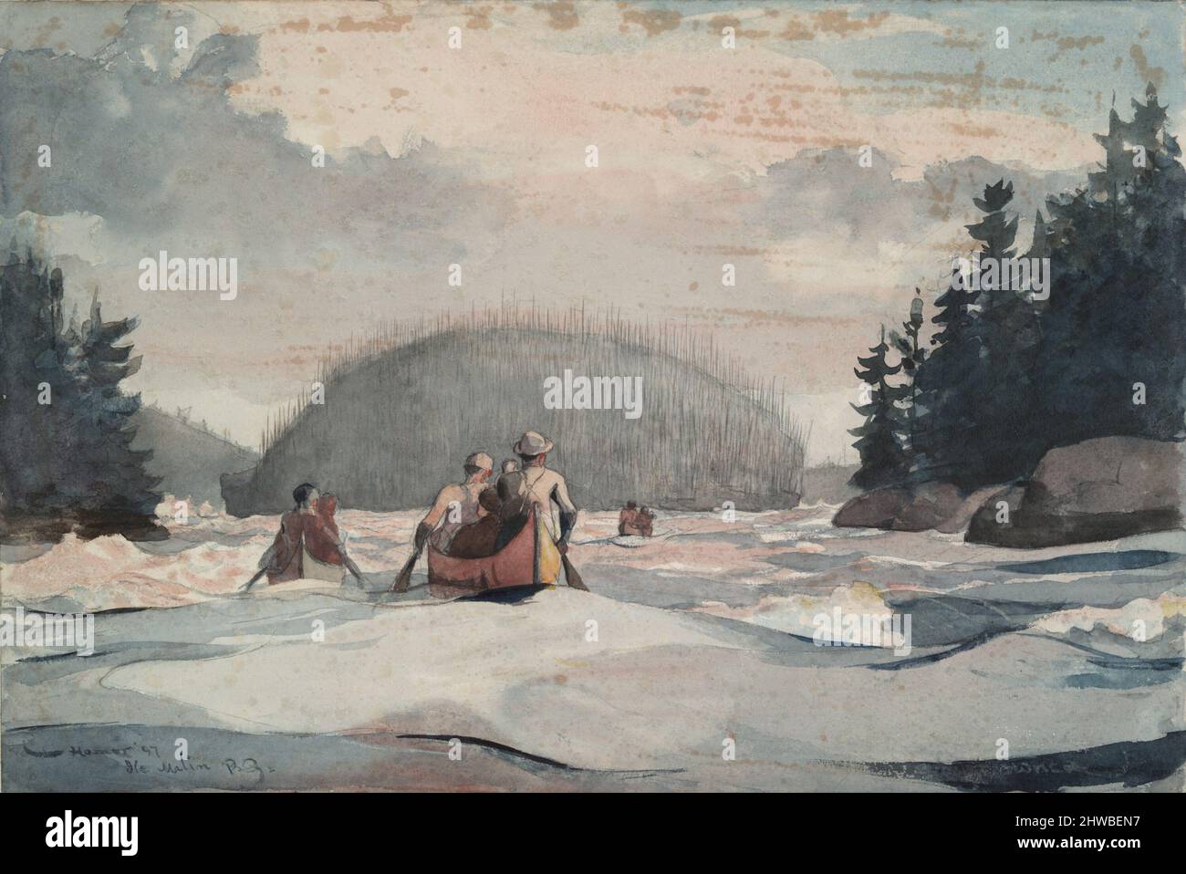 Ile Malin. Artist: Winslow Homer, American, 1836–1910 Stock Photo - Alamy