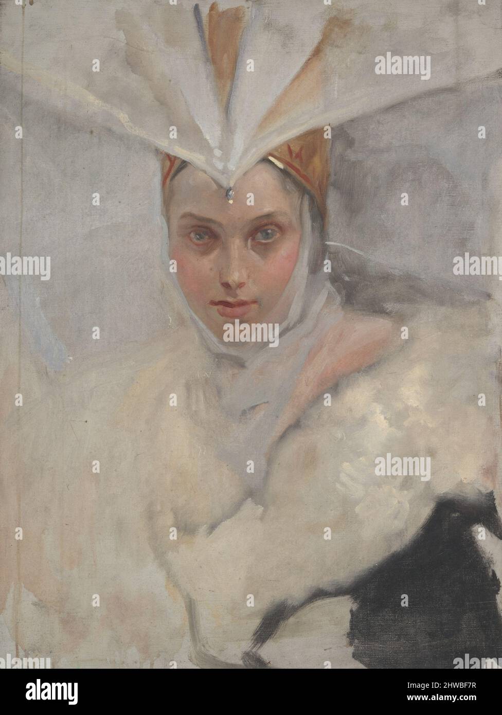 Figure Study. Artist: Edwin Austin Abbey, American, 1852–1911, M.A ...