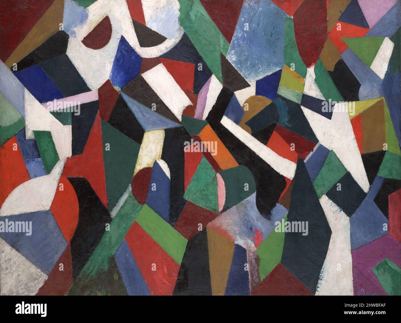 Composition II. Artist: Patrick Henry Bruce, American, 1881–1936 Stock ...