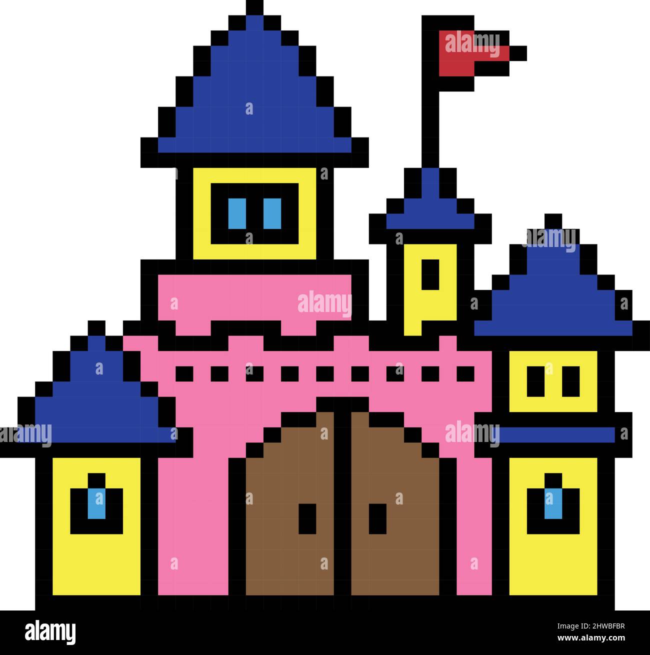 castle Vector illustration Stock Vector Image & Art - Alamy