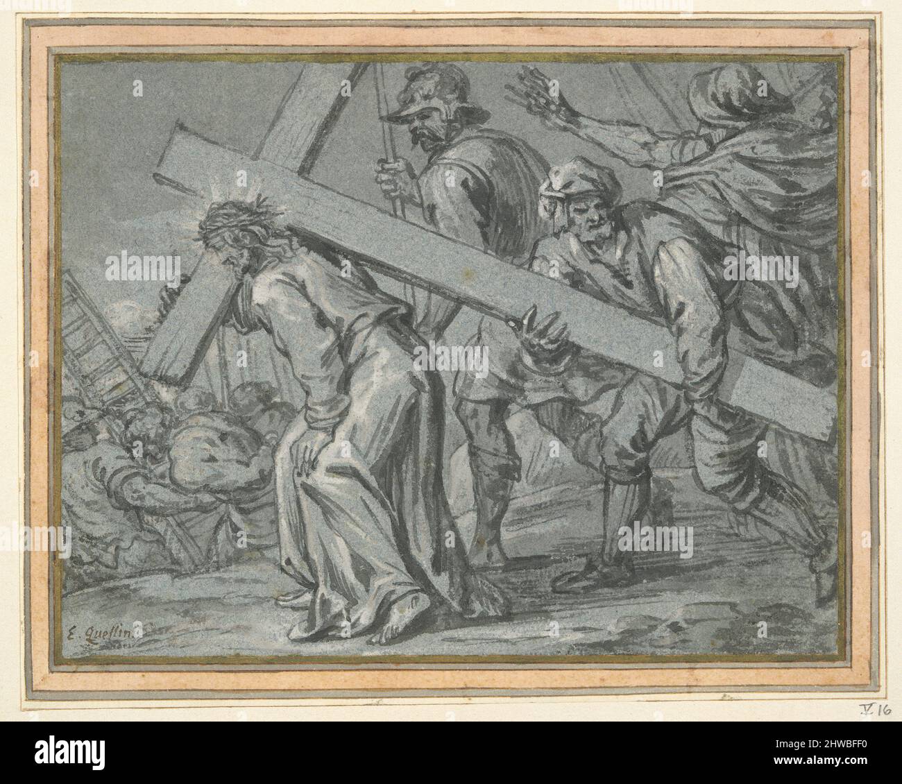 Christ Carrying the Cross. Artist, attributed to: Erasmus Quellinus II ...