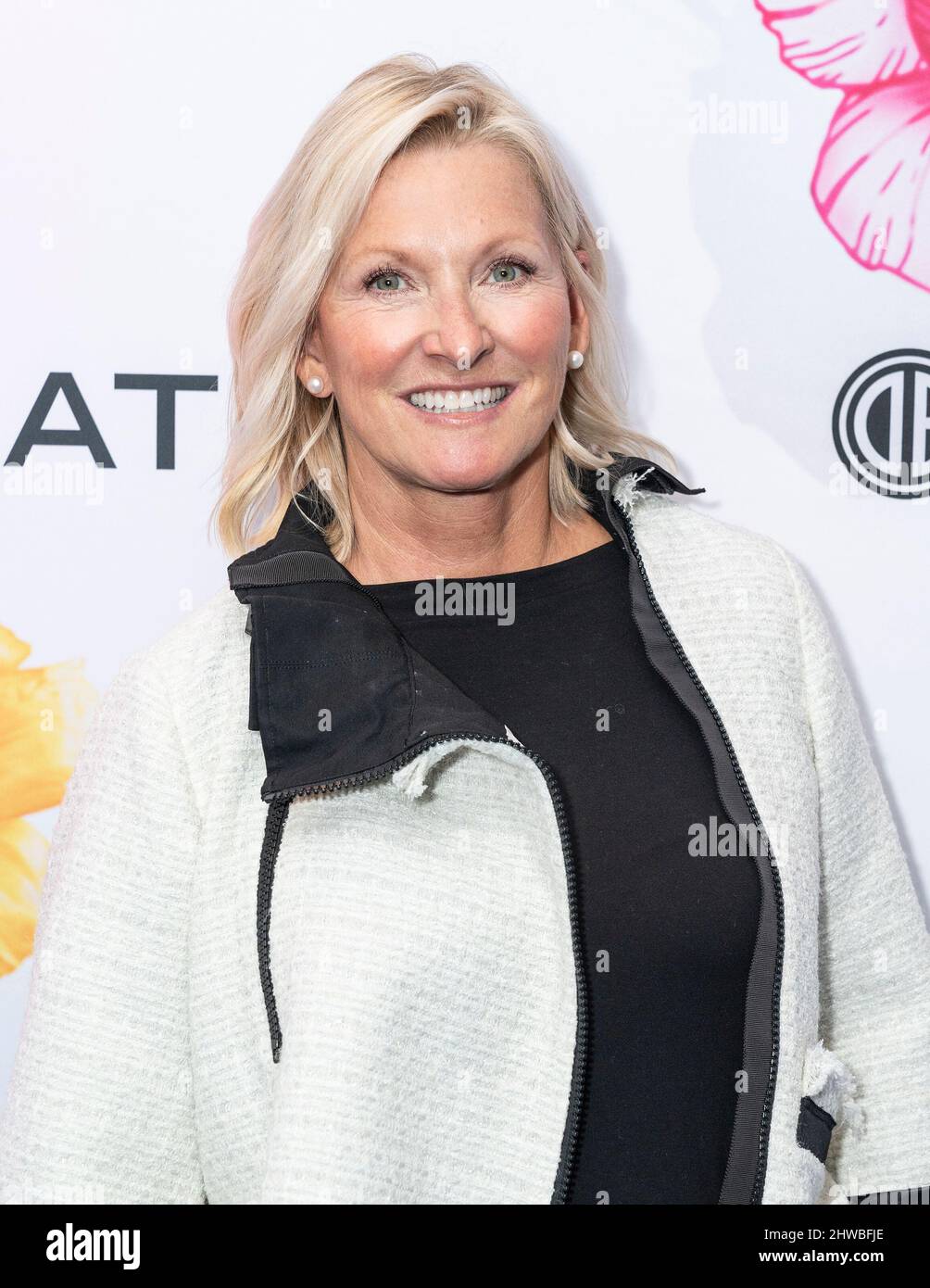 New York, USA. 04th Mar, 2022. Donna Corbat attends as Hudson River ...