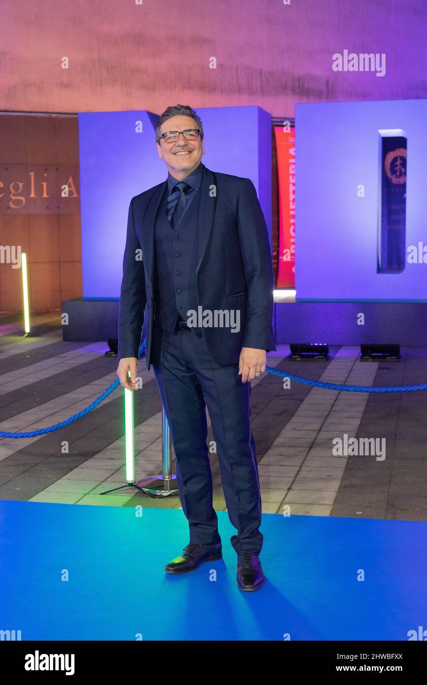 Milano, Italy. 03rd Mar, 2022. The red carpet at the 20th Anniversary ...