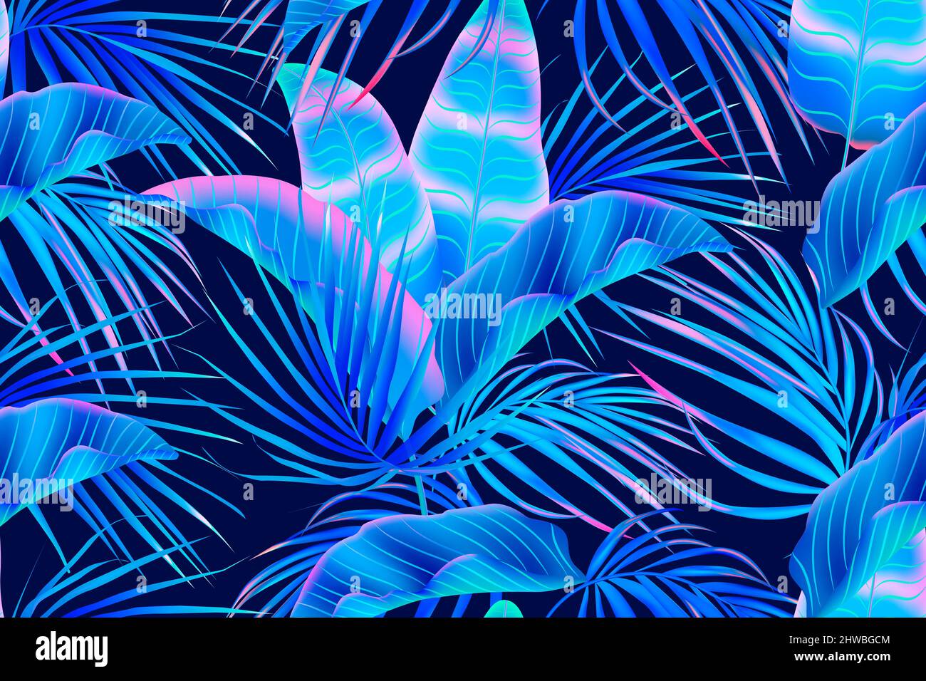 Tropical Pattern Neon