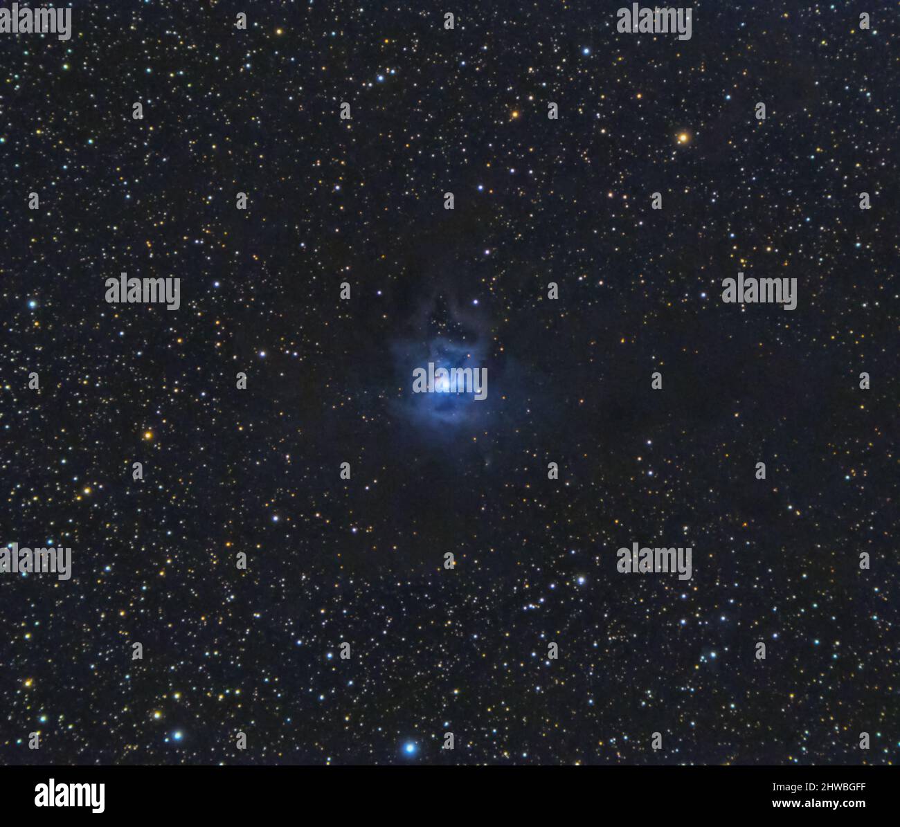 The Iris Nebula, also known as NGC 7023, is a bright reflection nebula ...