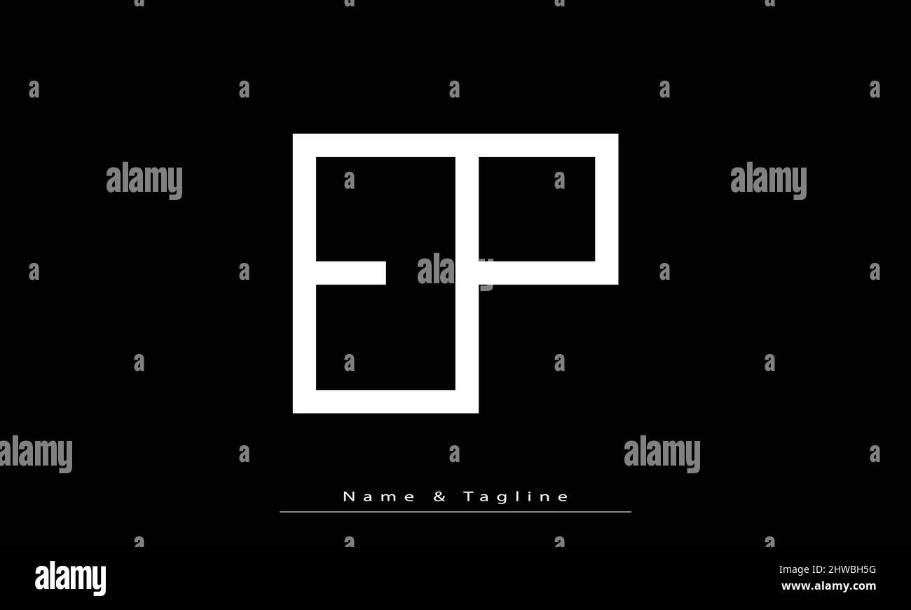 Ep Initials Logo High Resolution Stock Photography and Images - Alamy