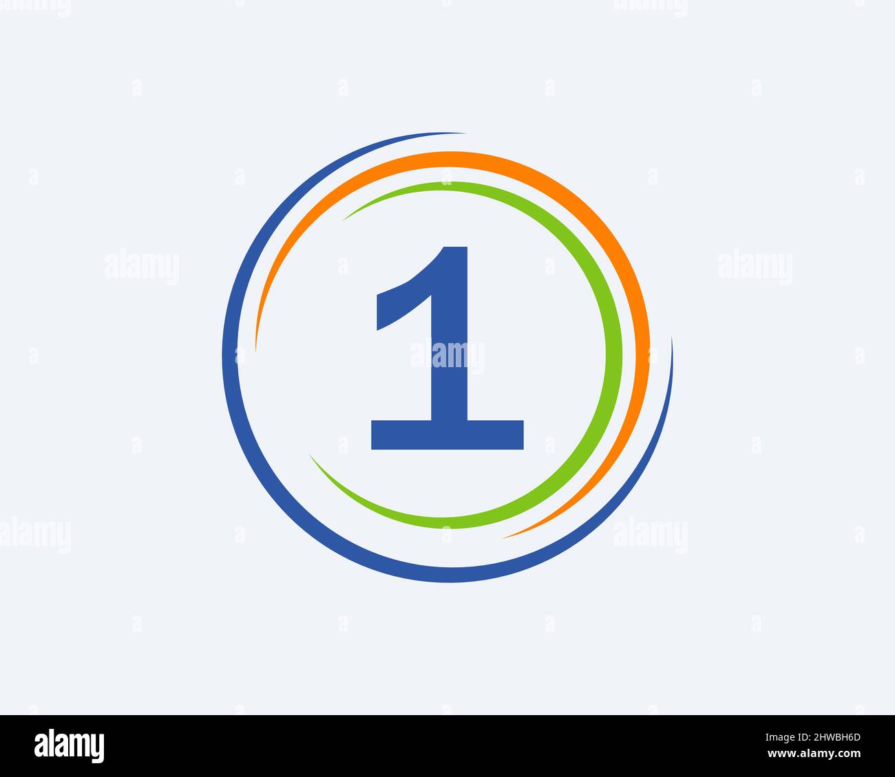 1 Letter Logo Design. Modern, Unique Creative 1 Logo Design. Initial 1 ...