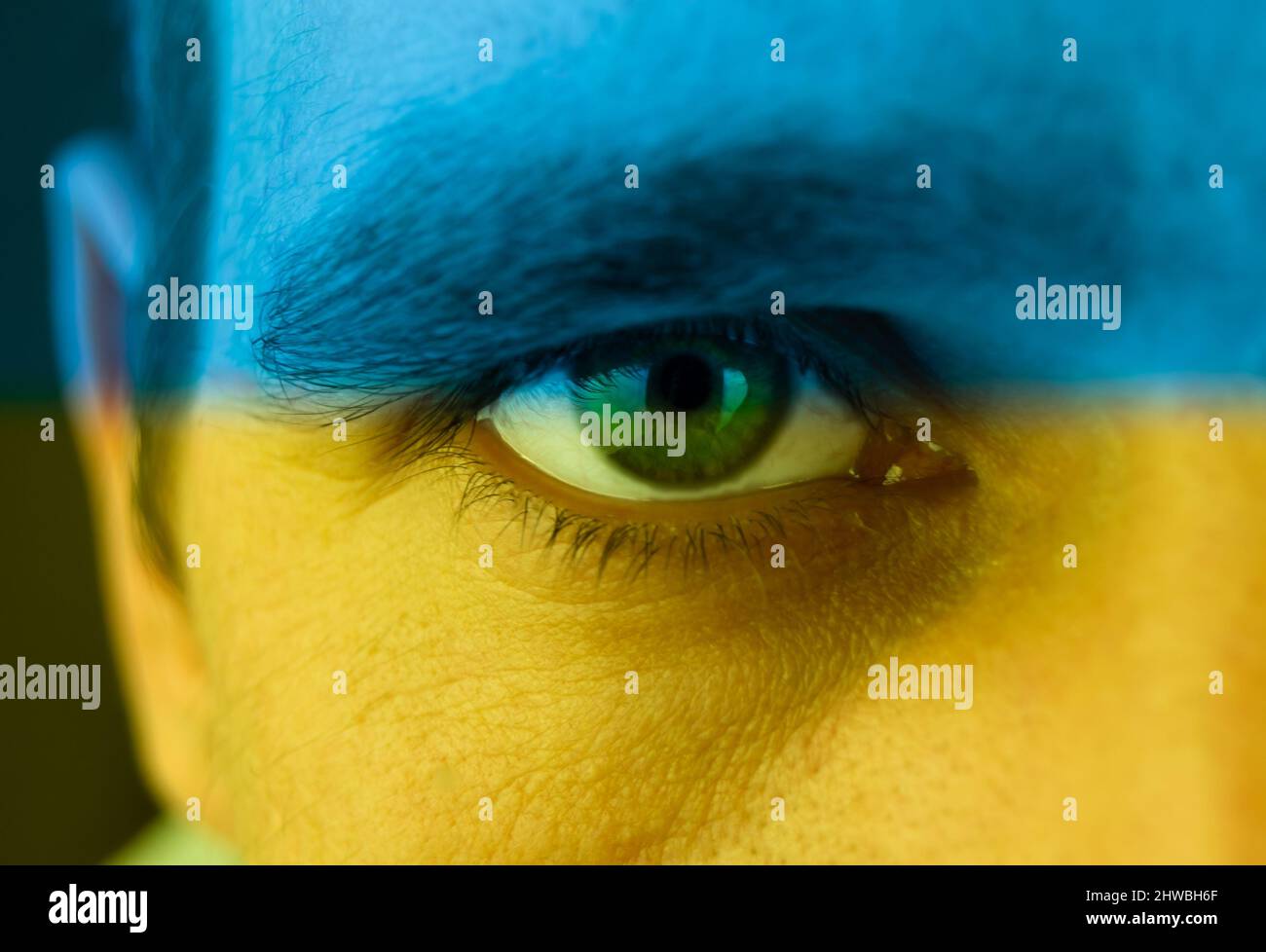 Ukrainian face paint hi-res stock photography and images - Alamy