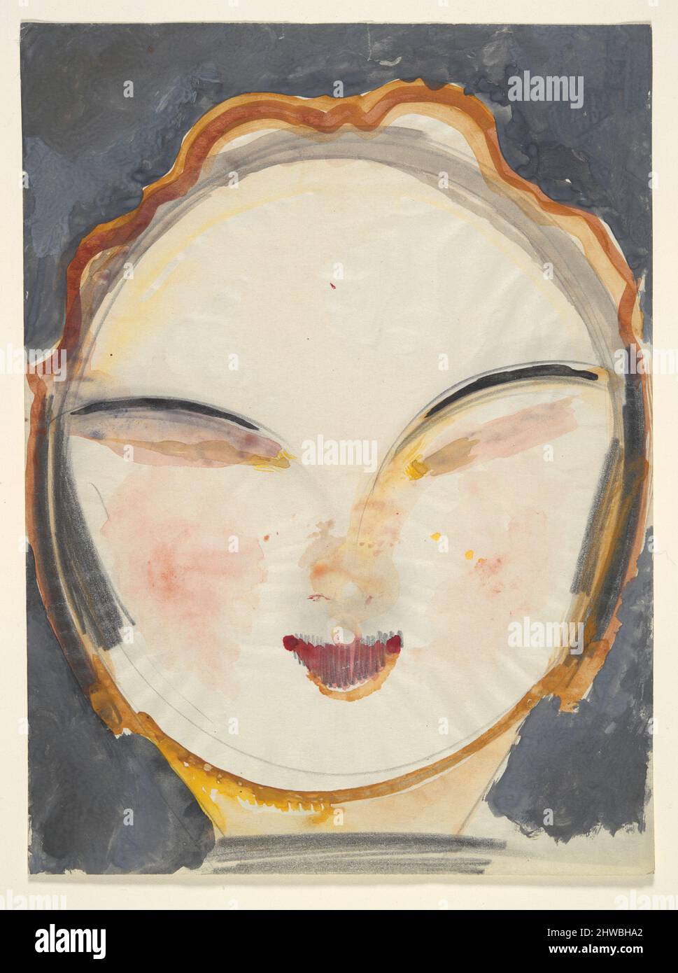 Head. Artist: Gustaw Gwozdecki, Polish, 1880–1934, active France Stock ...