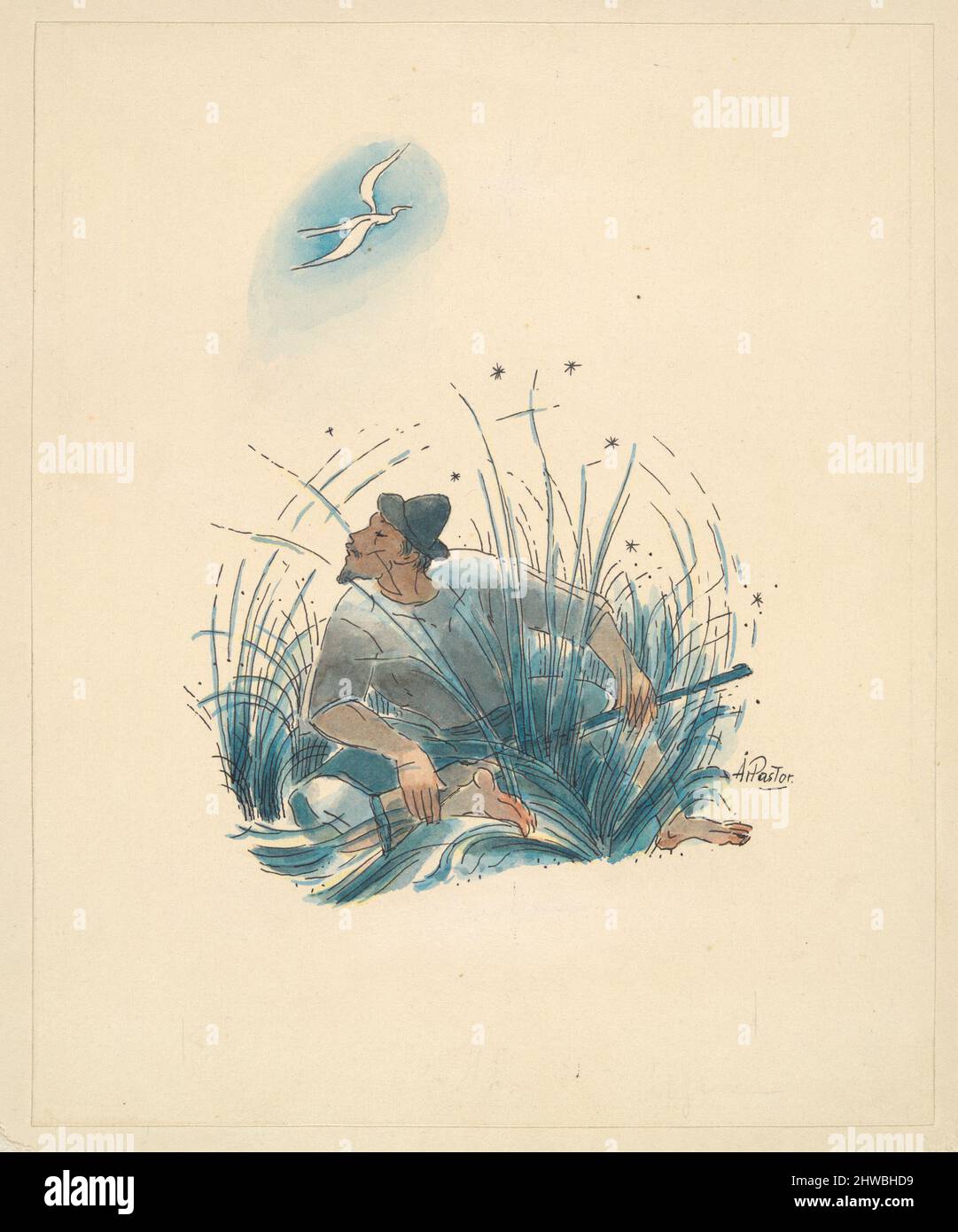 Gaucho. Artist: Adolfo Pastor, Uruguayan, 1898–1947 Stock Photo - Alamy