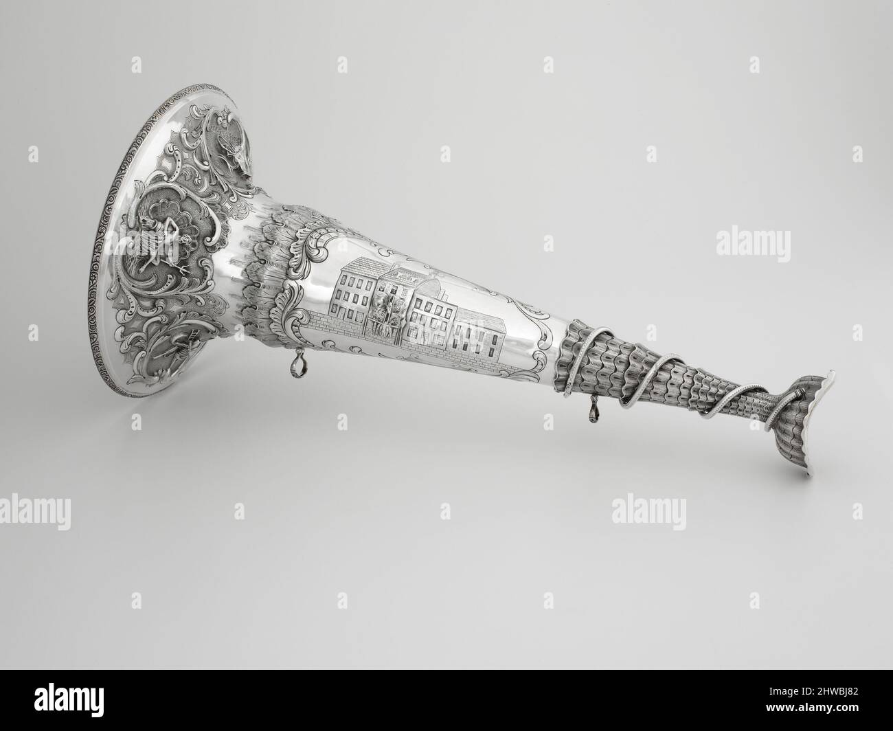 Fireman’s trumpet. Honorand: James R. Mount, American Stock Photo - Alamy