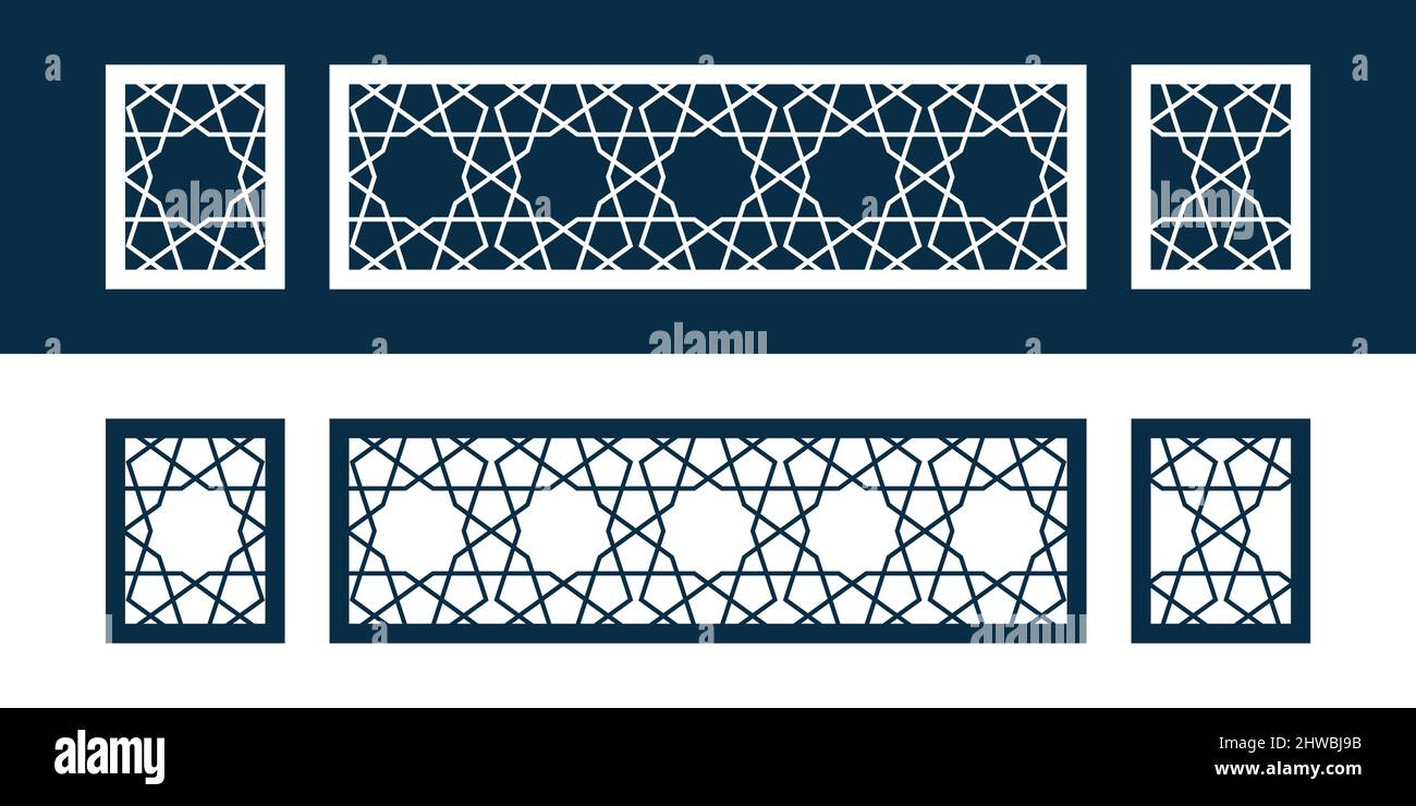 Moroccan fretwork Stock Vector Images - Alamy