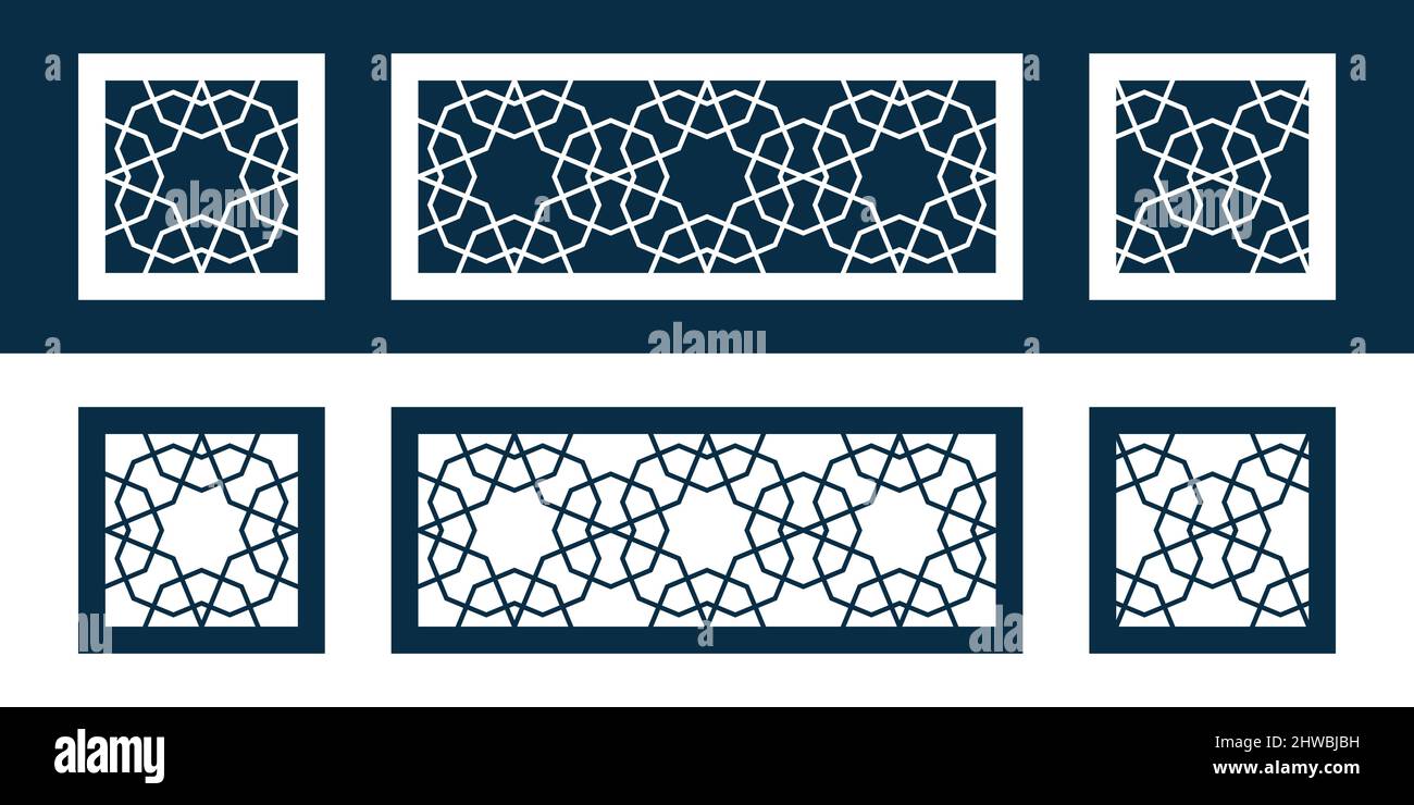 Moroccan fretwork Stock Vector Images - Alamy