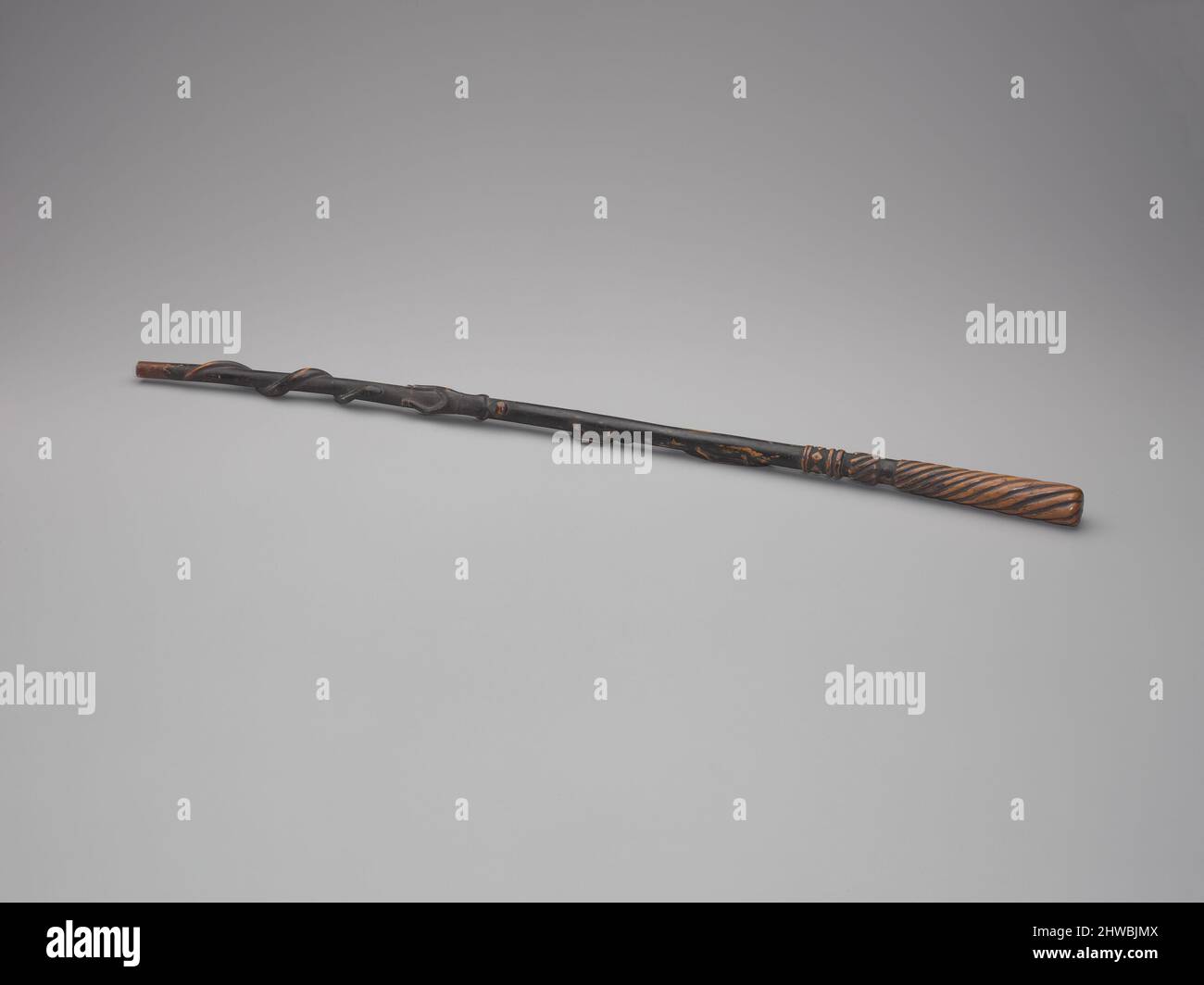 Cane. Carver: Henry Gudgell, American, 1826–1895 Stock Photo - Alamy