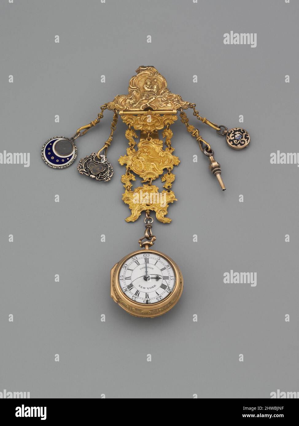 Chatelaine Watch. Casemaker: J. S. S., BritishRetailer: Thomas Gordon ...