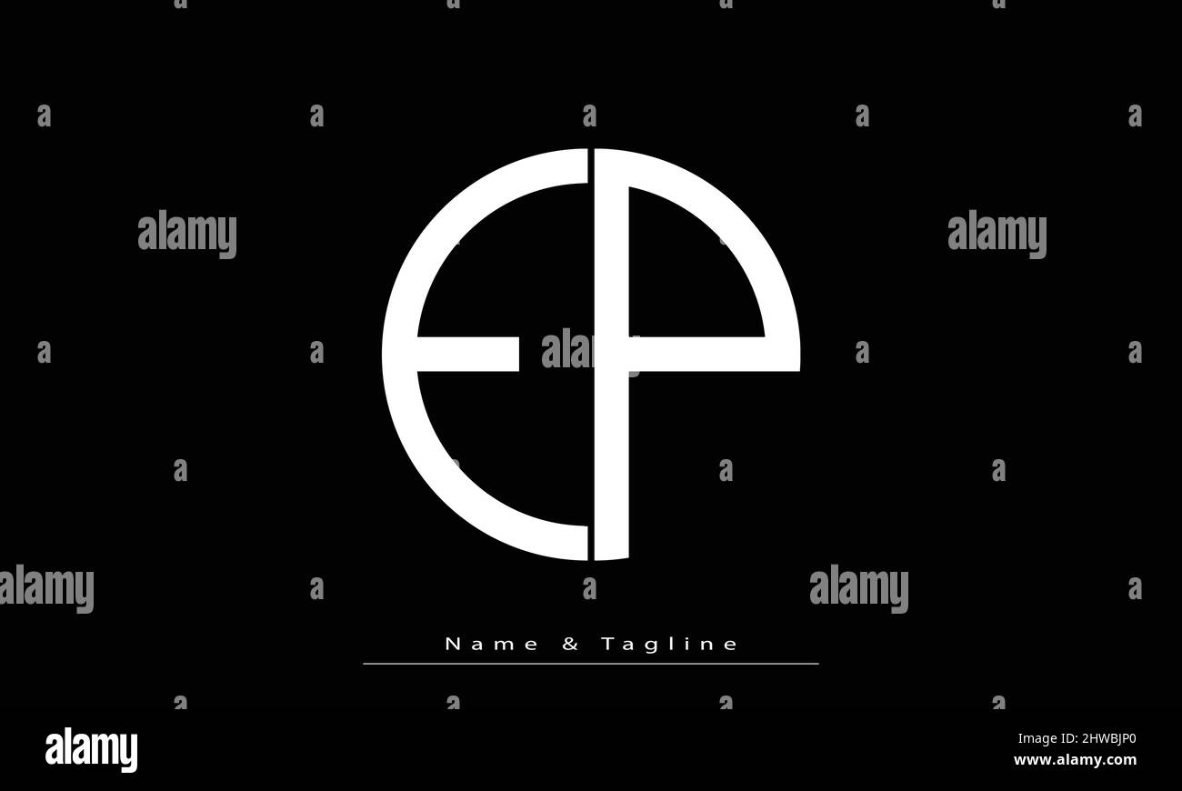 Ep Initials Logo High Resolution Stock Photography and Images - Alamy