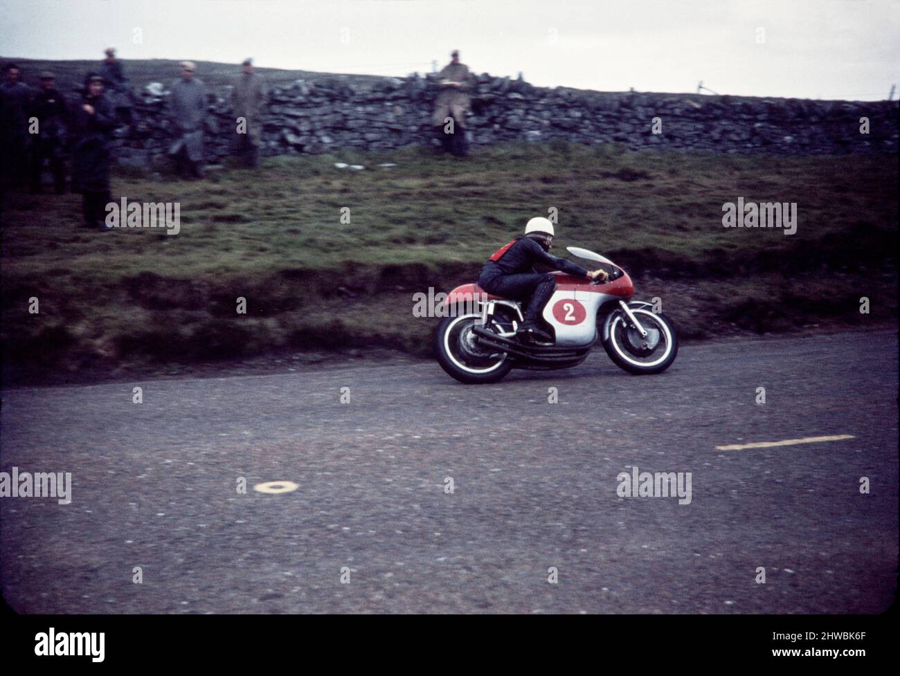 Motor sidecar-racing circuit and motorcycle racing circa 1960 United ...