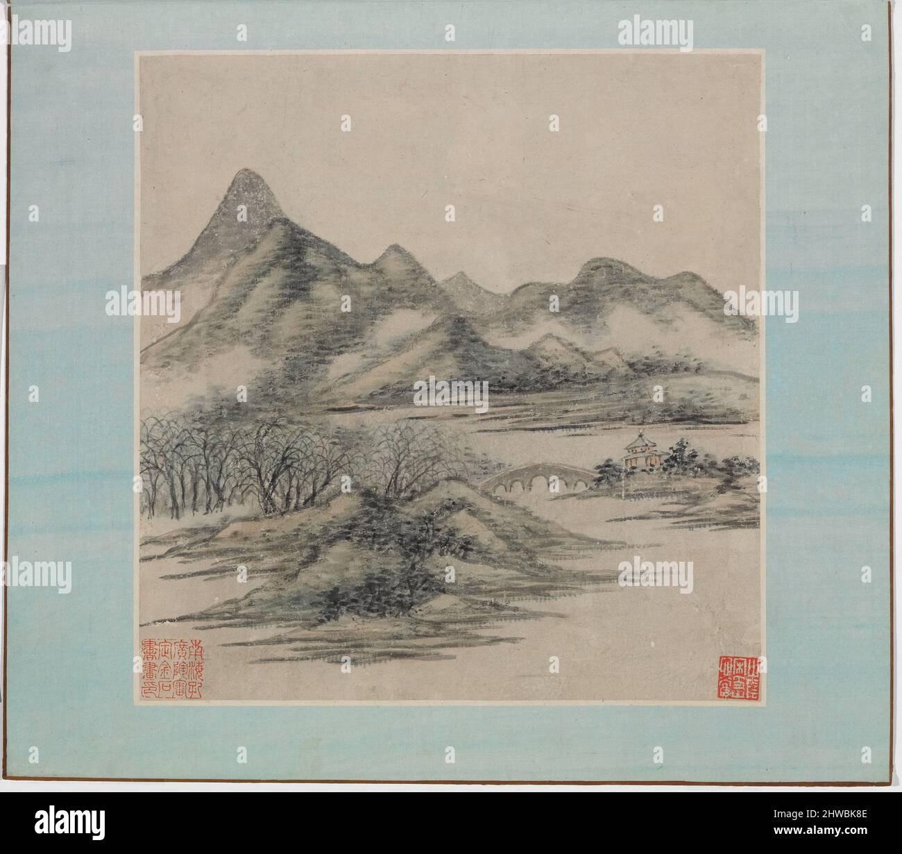 Album. Artist, attributed to: Wu Li, Chinese, 1632–1718 Stock Photo - Alamy