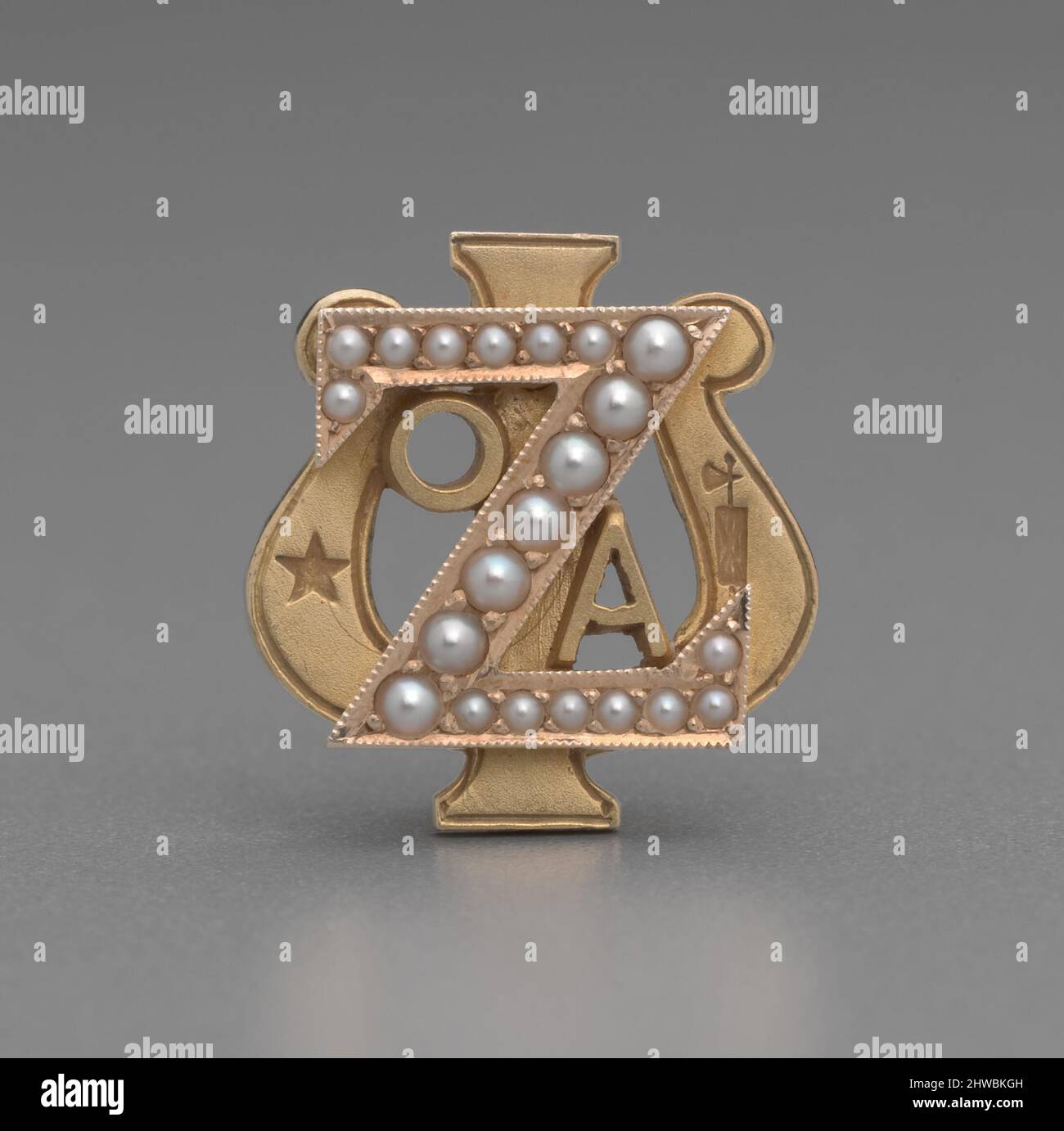 Badge of Zeta Psi Owned by Anthony N. B. Garvan Stock Photo - Alamy
