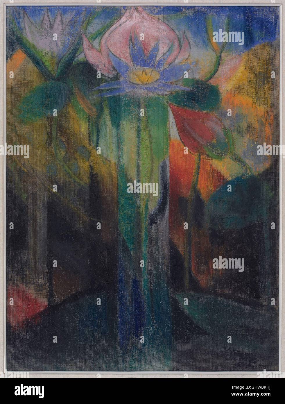 Jungle Foliage. Artist: Joseph Stella, American, born Italy, 1877–1946 ...
