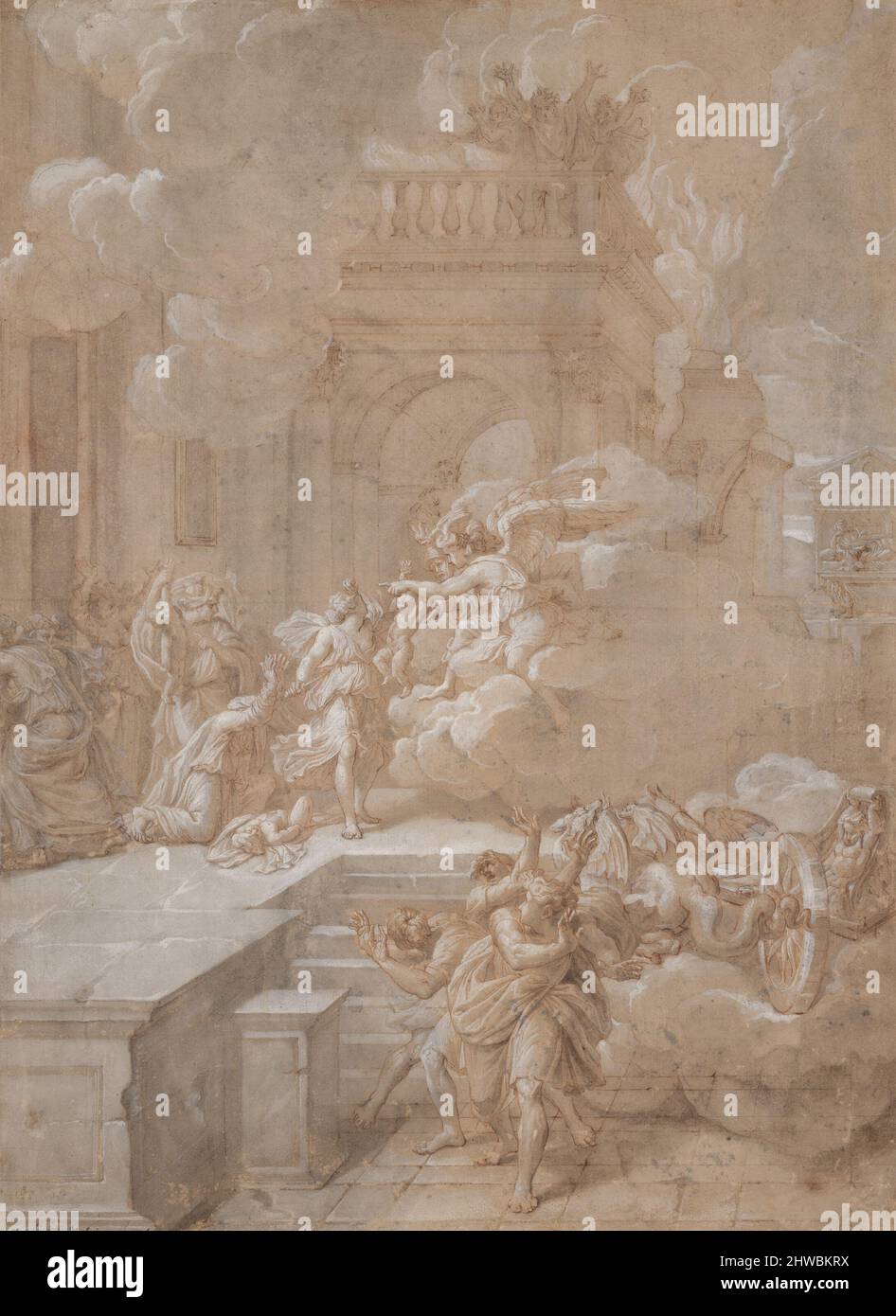 Medea Slaying Her Children. Artist: Pierre Monier, French, 1641–1703 ...