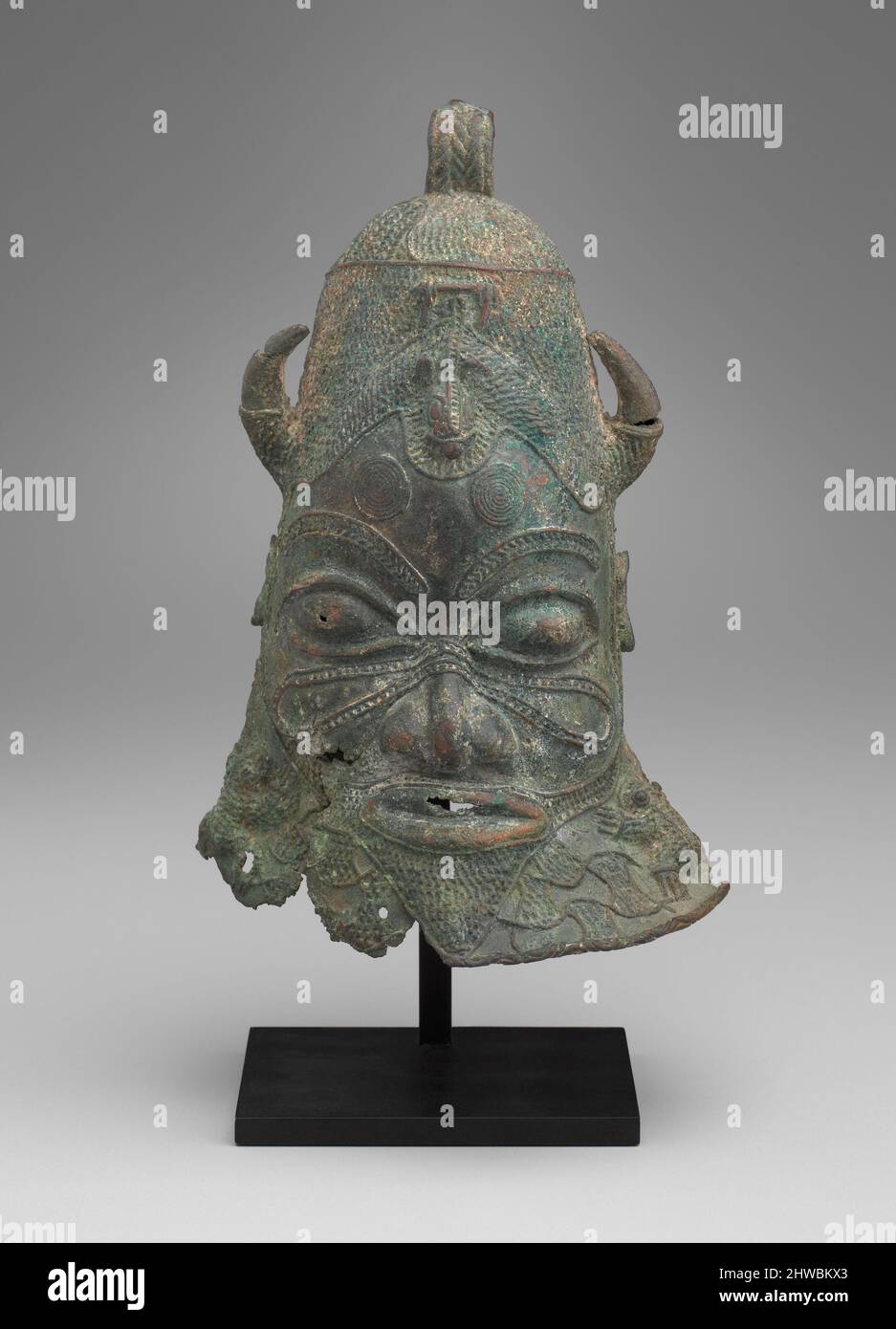 Bell in the Form of a Human Head Stock Photo - Alamy