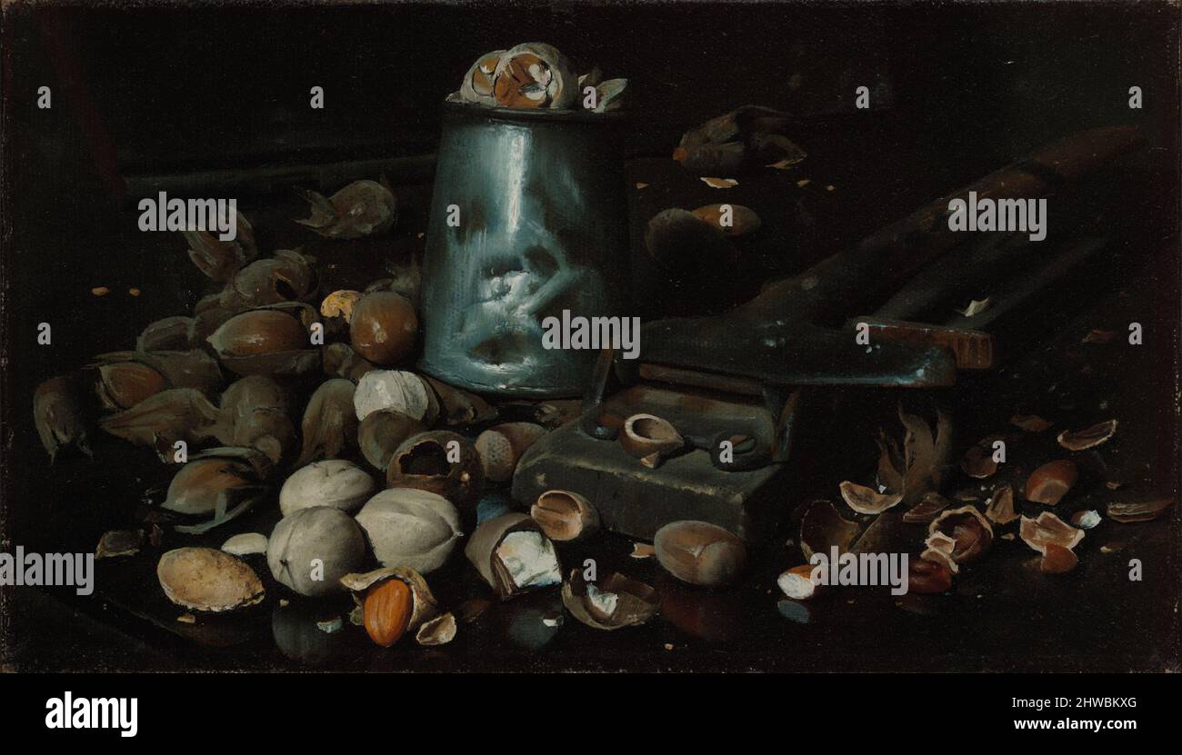 Still Life with Tin Can and Nuts. Artist: Joseph Decker, American, born ...