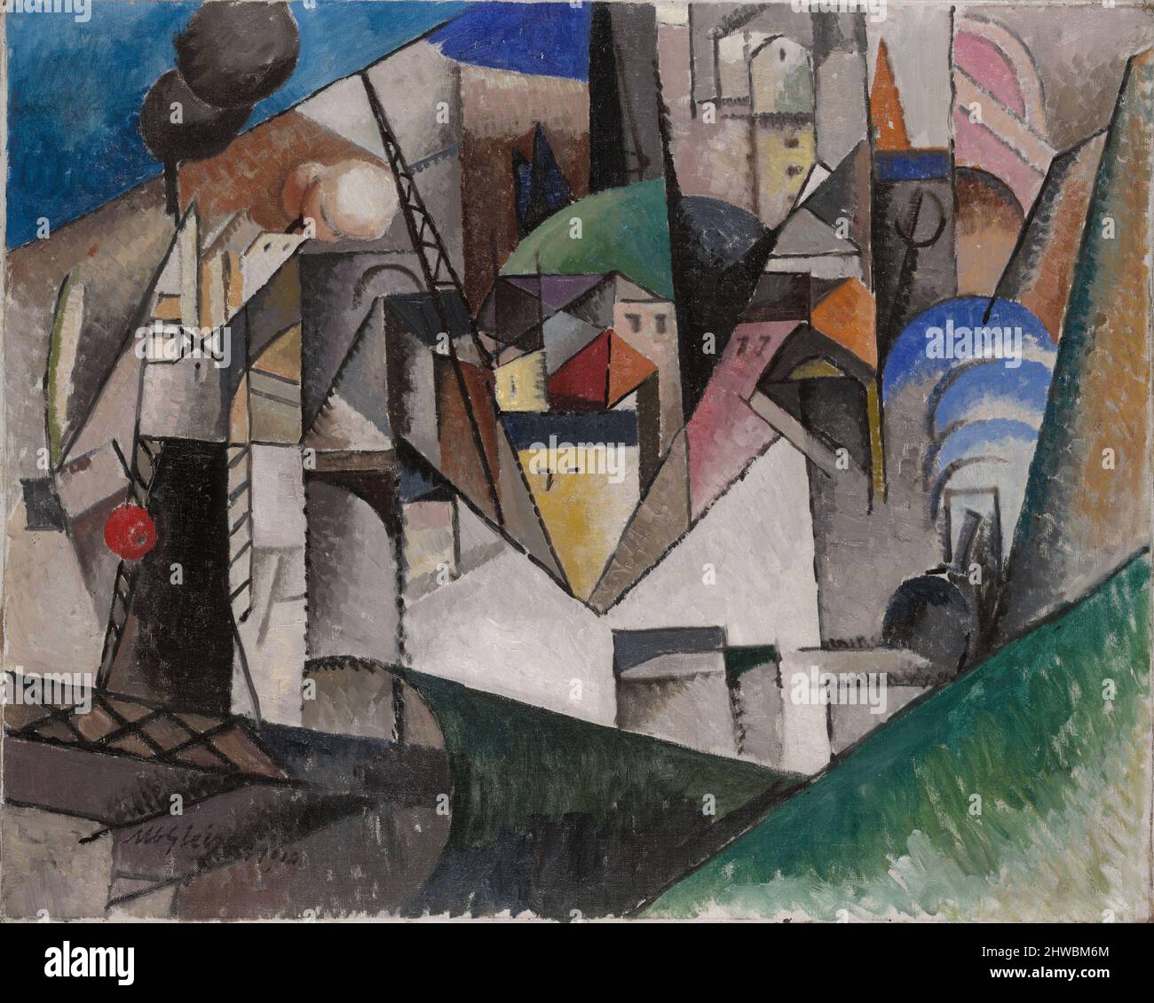 Landscape. Artist: Albert Gleizes, French, 1881–1953 Stock Photo - Alamy