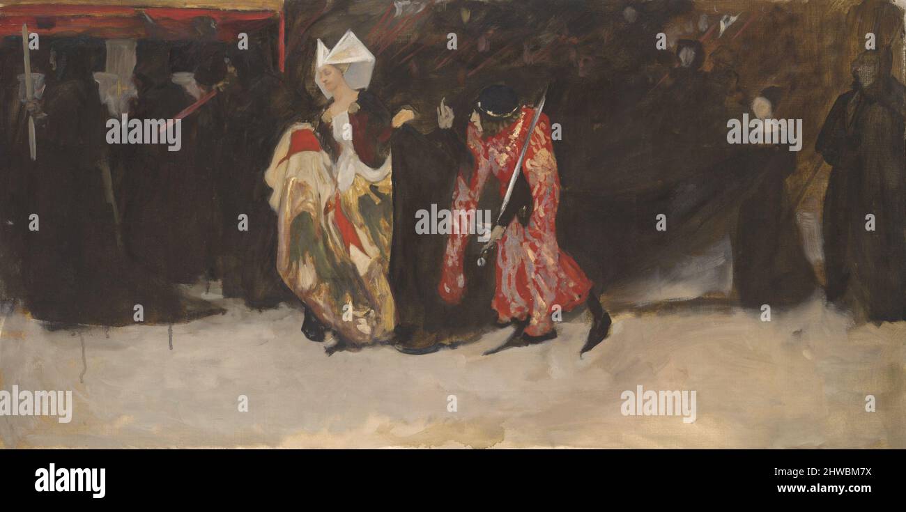 Compositional Study, for Richard, Duke of Gloucester, and the Lady Anne ...