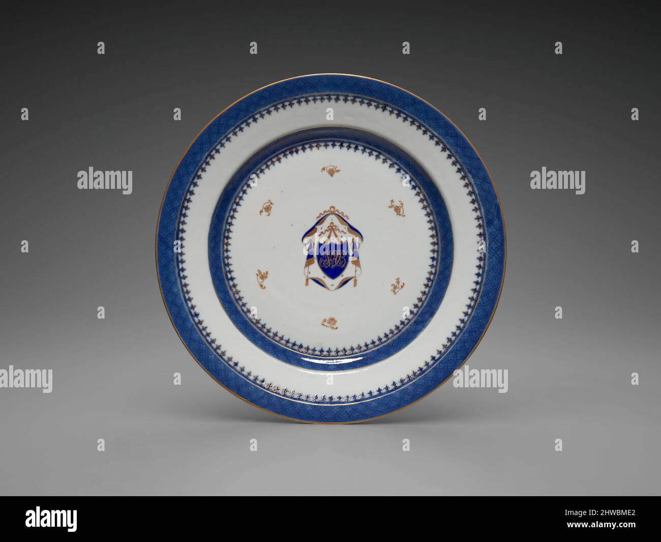 Two Dinner Plates, Two Bread and Butter Plates, One Saucer Bowl Stock ...