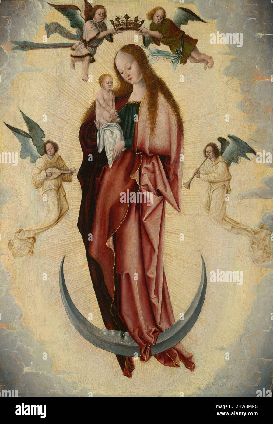 Virgin and Child with Angels. Artist: Jan Wellens de Cock, Netherlandish, ca. 1490–1526/27 ...