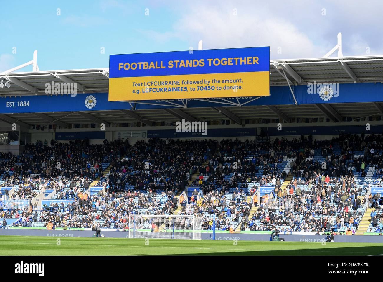Leicester City football club show solidarity against the ongoing ...